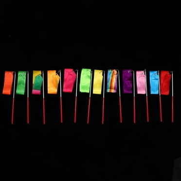 Leadrop 4M Colorful Dance Ribbon Gym Rhythmic Art Gymnastic Streamer ...