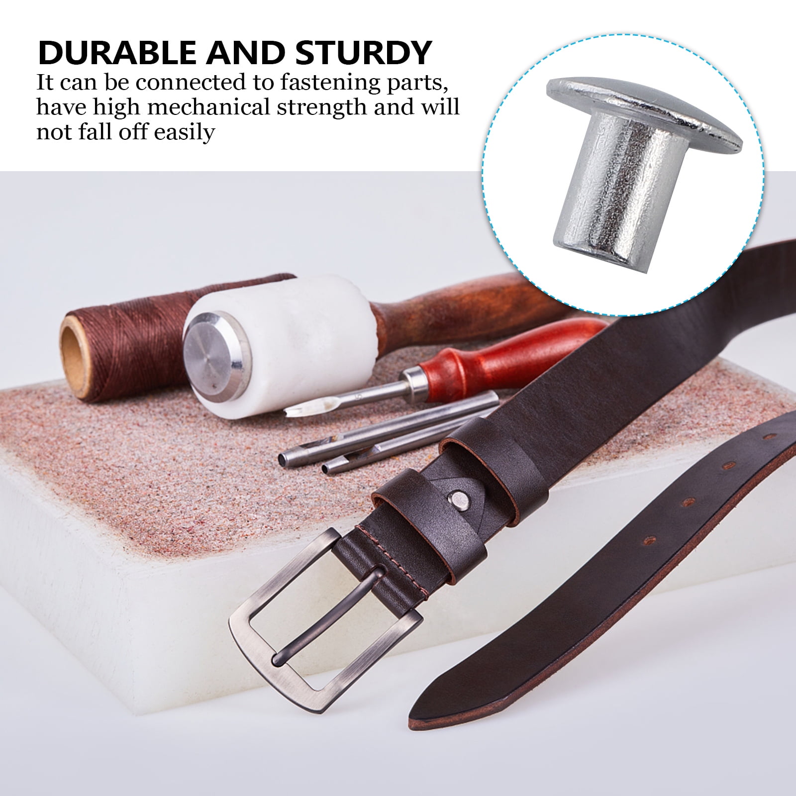 Yuangui Rivet Aluminum Head Flat Nut Bolt Rivets Nut Threaded Rivets ...