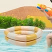 Funsicle Lagoon Blue Squiggle 3-Ring Inflatable Swimming Pool, Round ...