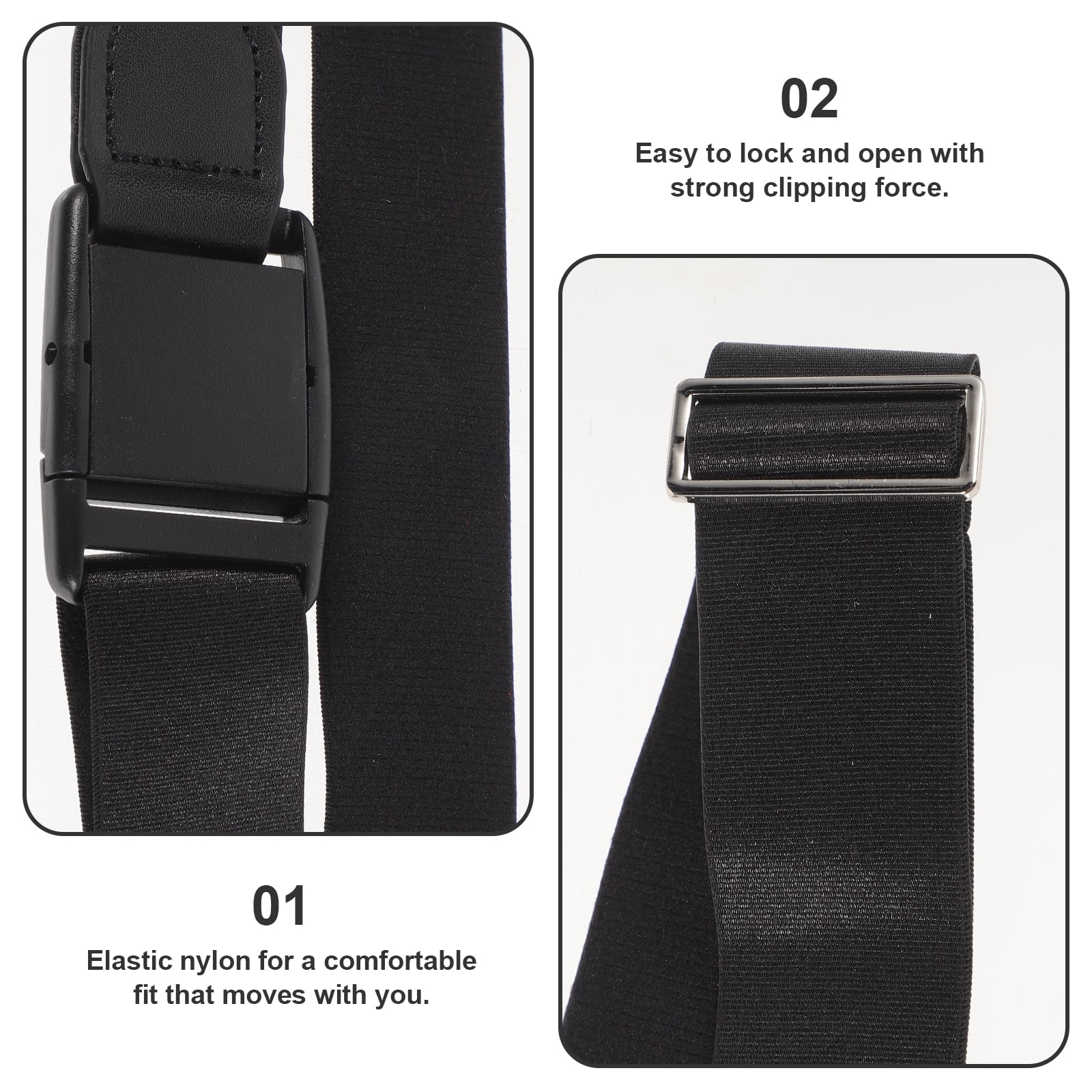 Yuangui Shirt Belt Stay Adjustable Shirt Lock Undergarment Belt for Men ...