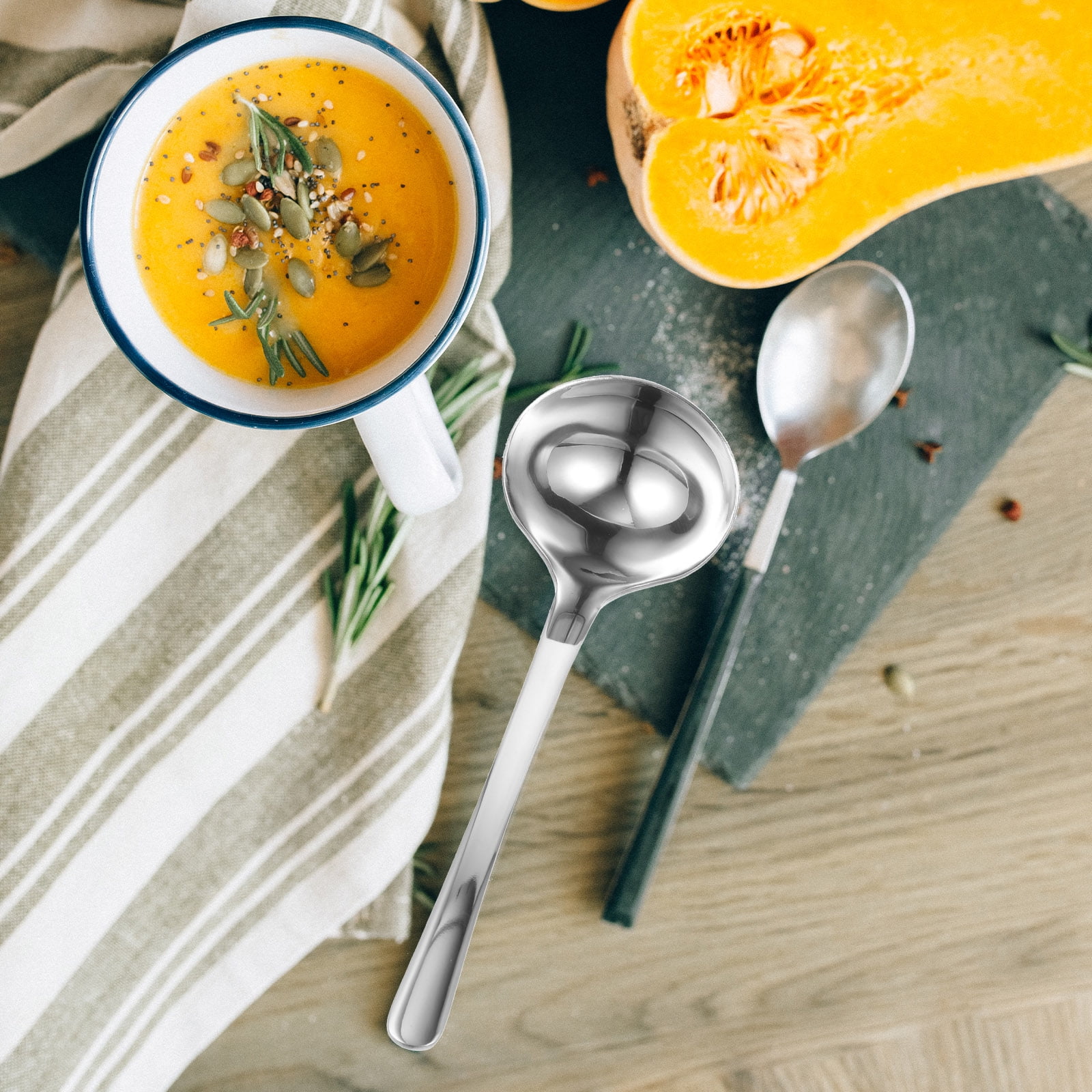 Yuangui Spoons Spoon Ladle Portion Servingsoup Control Cooking Steel ...