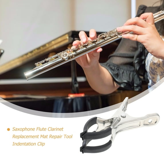 Yuangui Stainless Steel Sax Key Clamps Repair Tool Saxophone Flute Pad ...