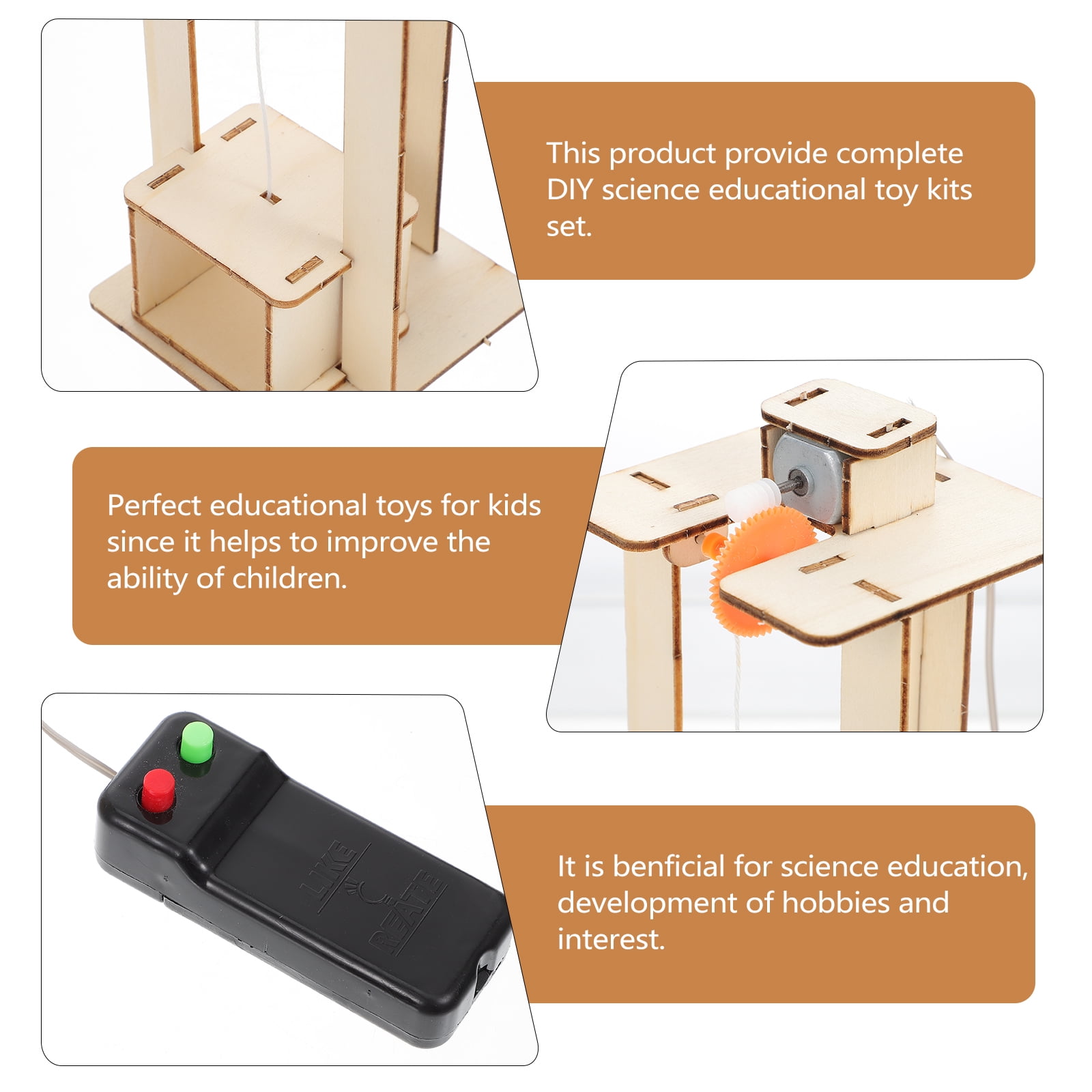 Yuangui Stem Kit Sciencediy Lift 3D Puzzle Building Models Kits Kids ...