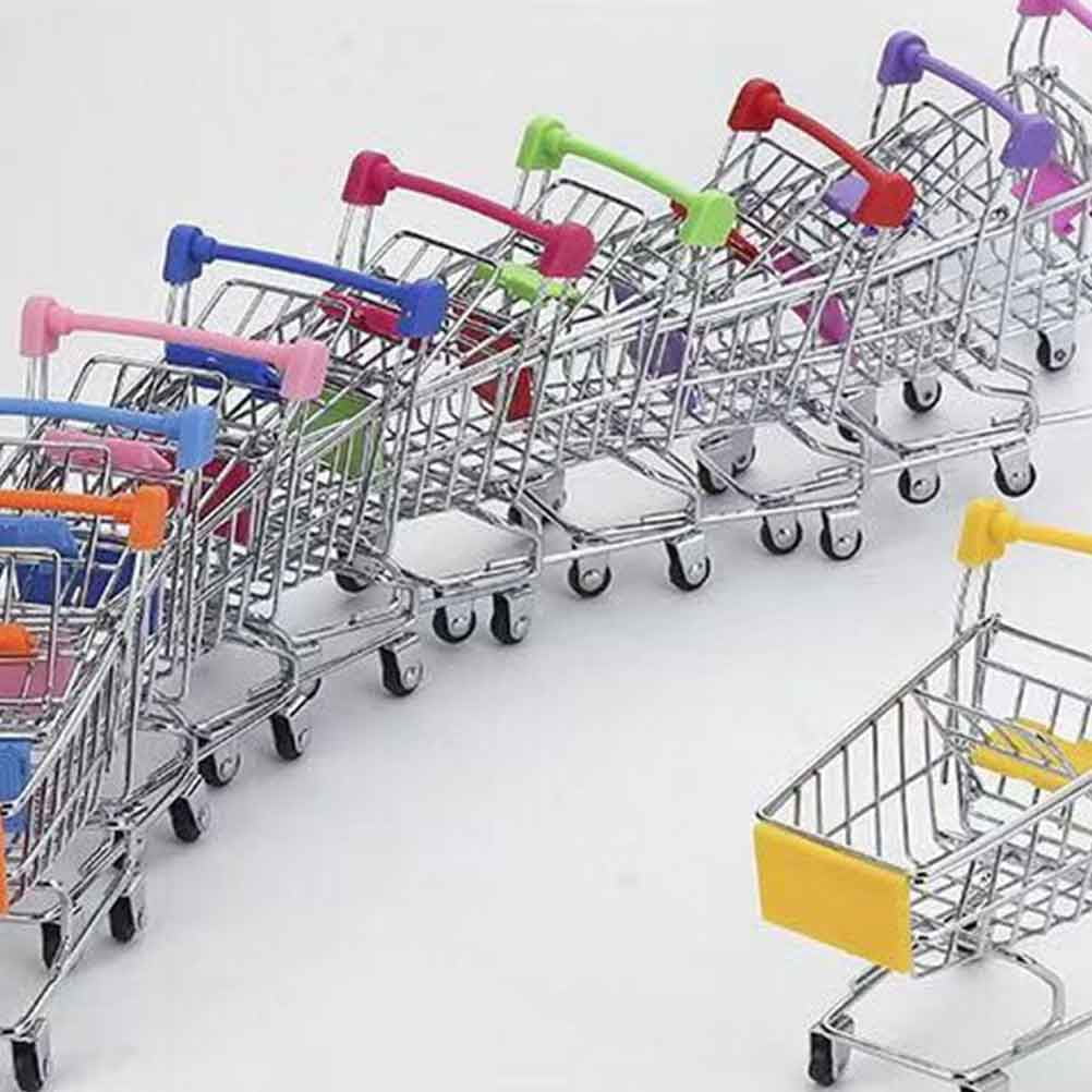 Yuangui Toy Shopping Mini Handcart Cart Simulation Carts Desk Baby ...