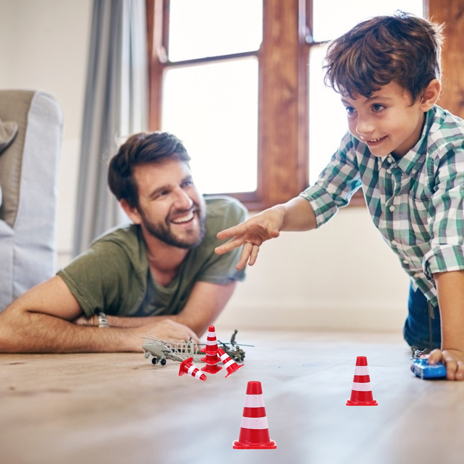 Yuangui Traffic Cones Mini Sign Road Toys Roadblock Construction ...