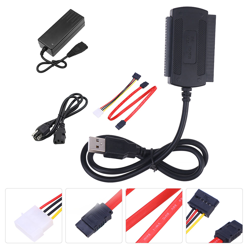 Yuangui USB 2.0 to IDE Converter External Adapter Kit for 2.5/3.5 inch ...