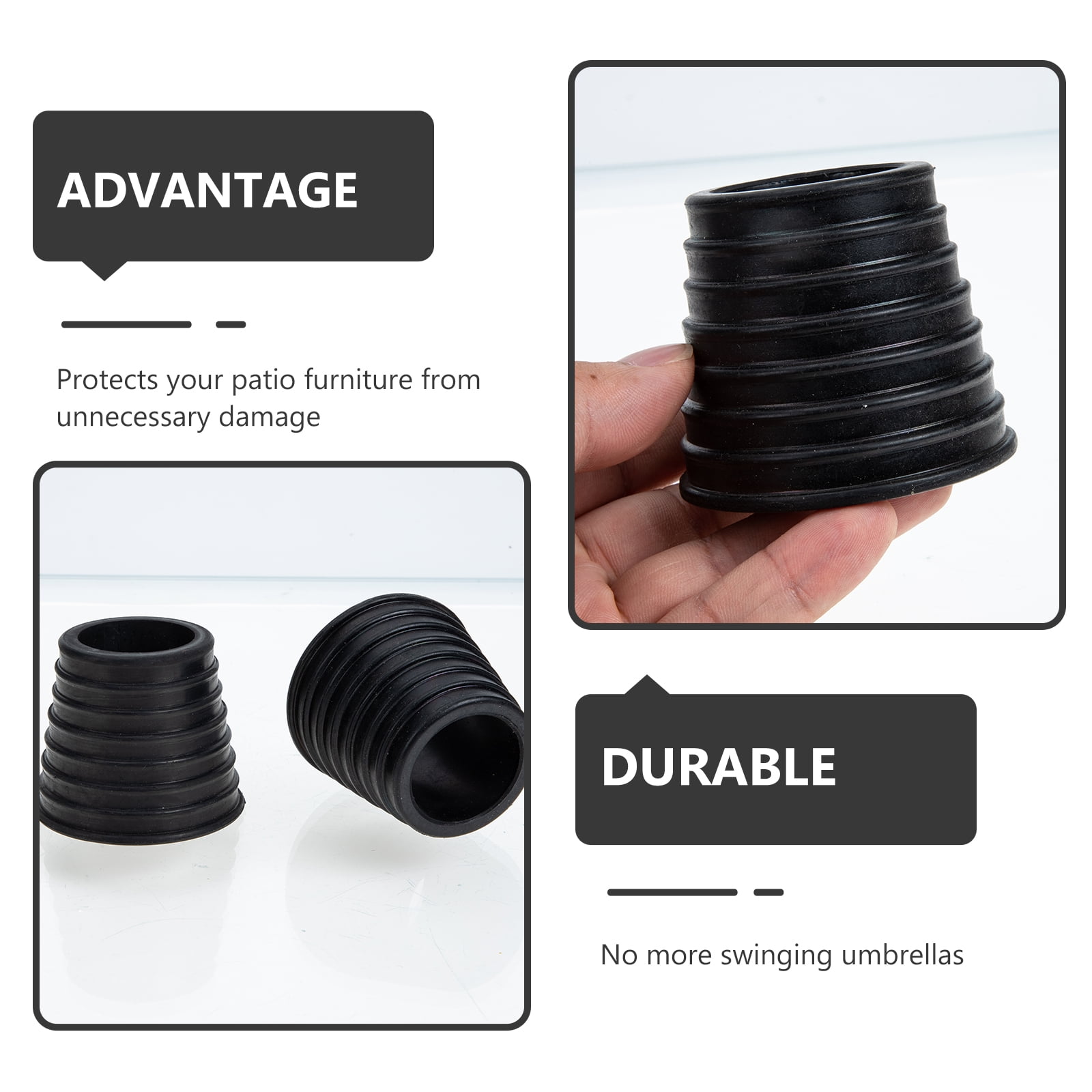 Yuangui Umbrella Hole Plug Table Patio Parasol Ring Wedge Plug Pole Base Replacement Smaller ...