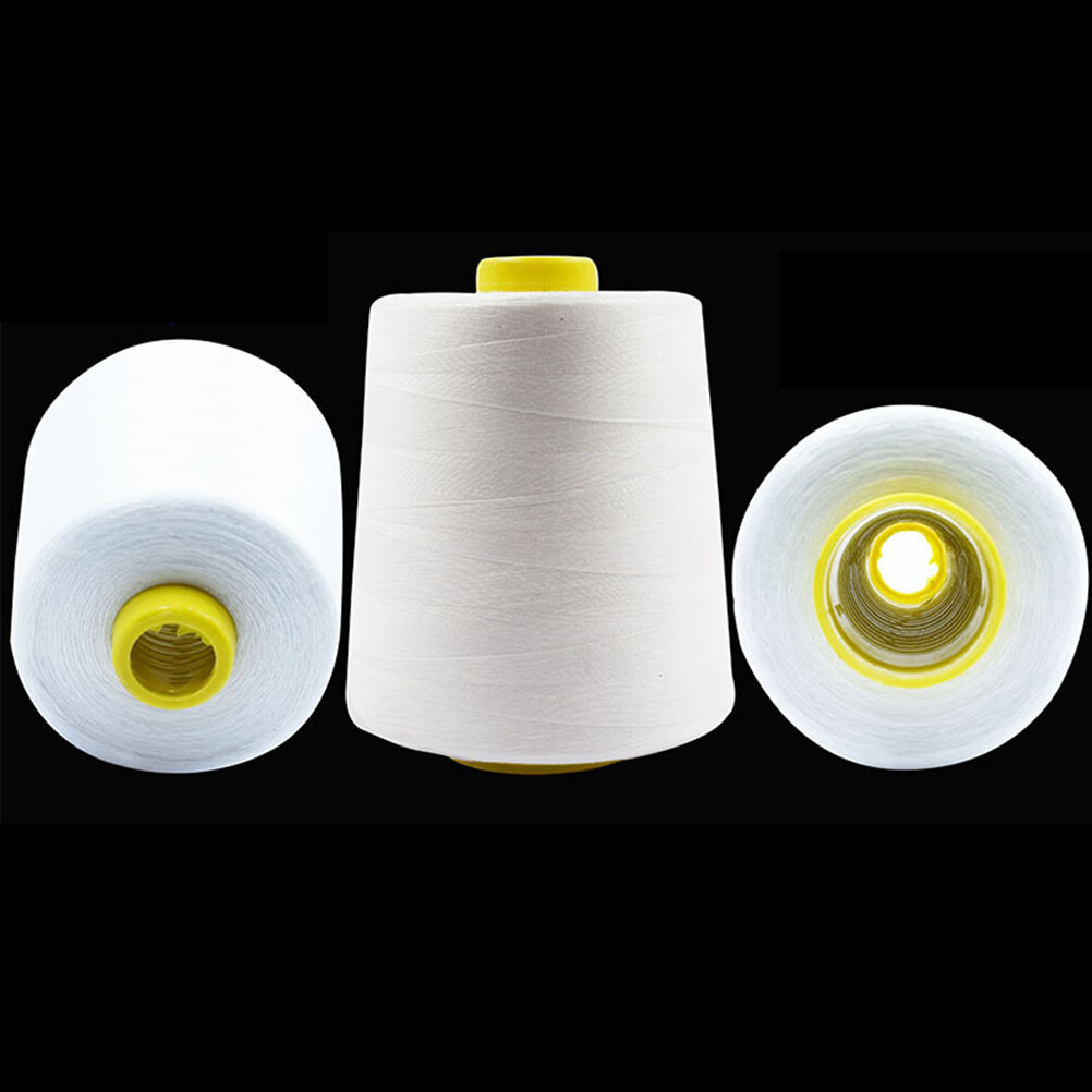 Yuangui White Sewing Thread Floss Spool for Machine Embroidery Quilting ...