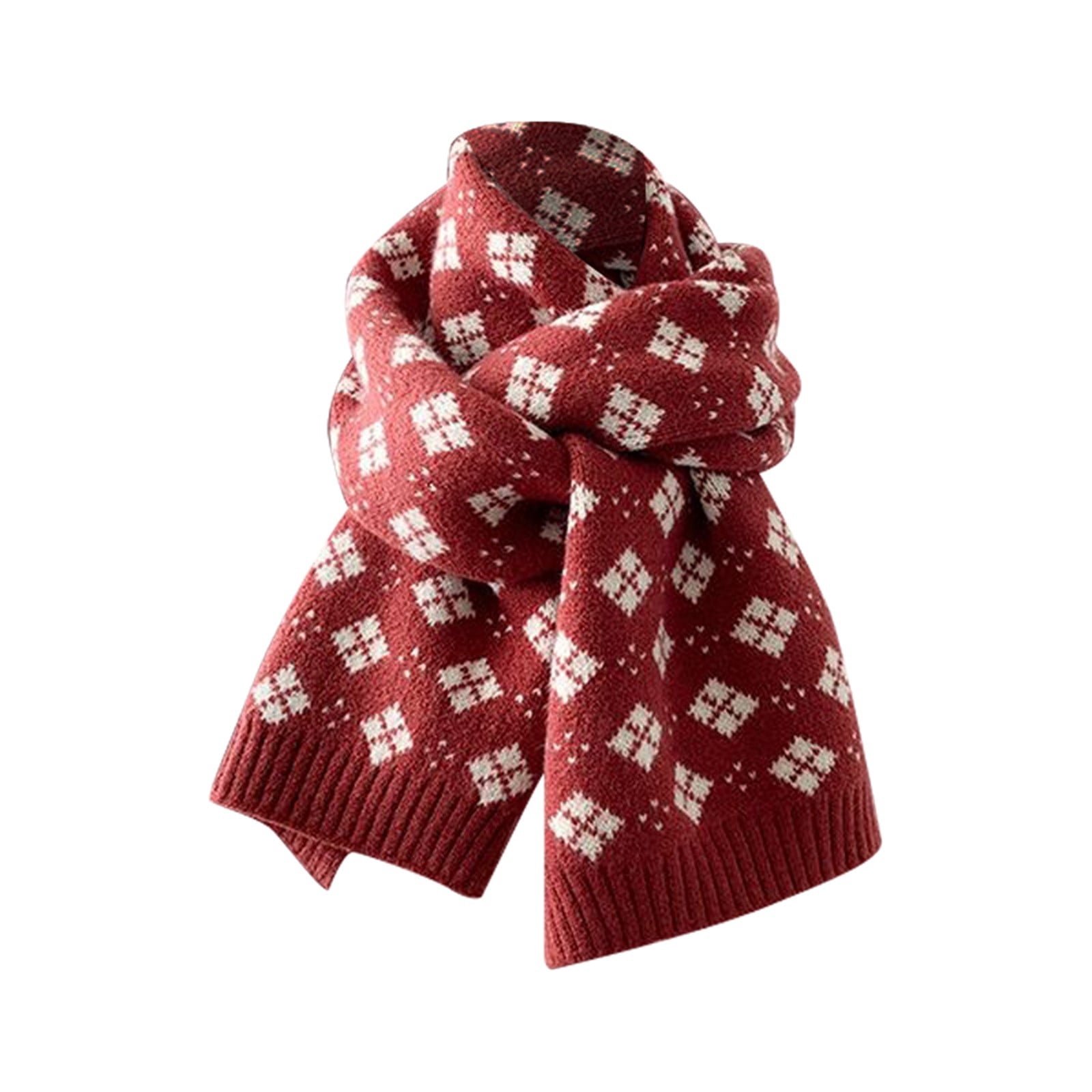 Yuanlong Winter Scarves Christmas Themed For Women And Men Long Thick ...
