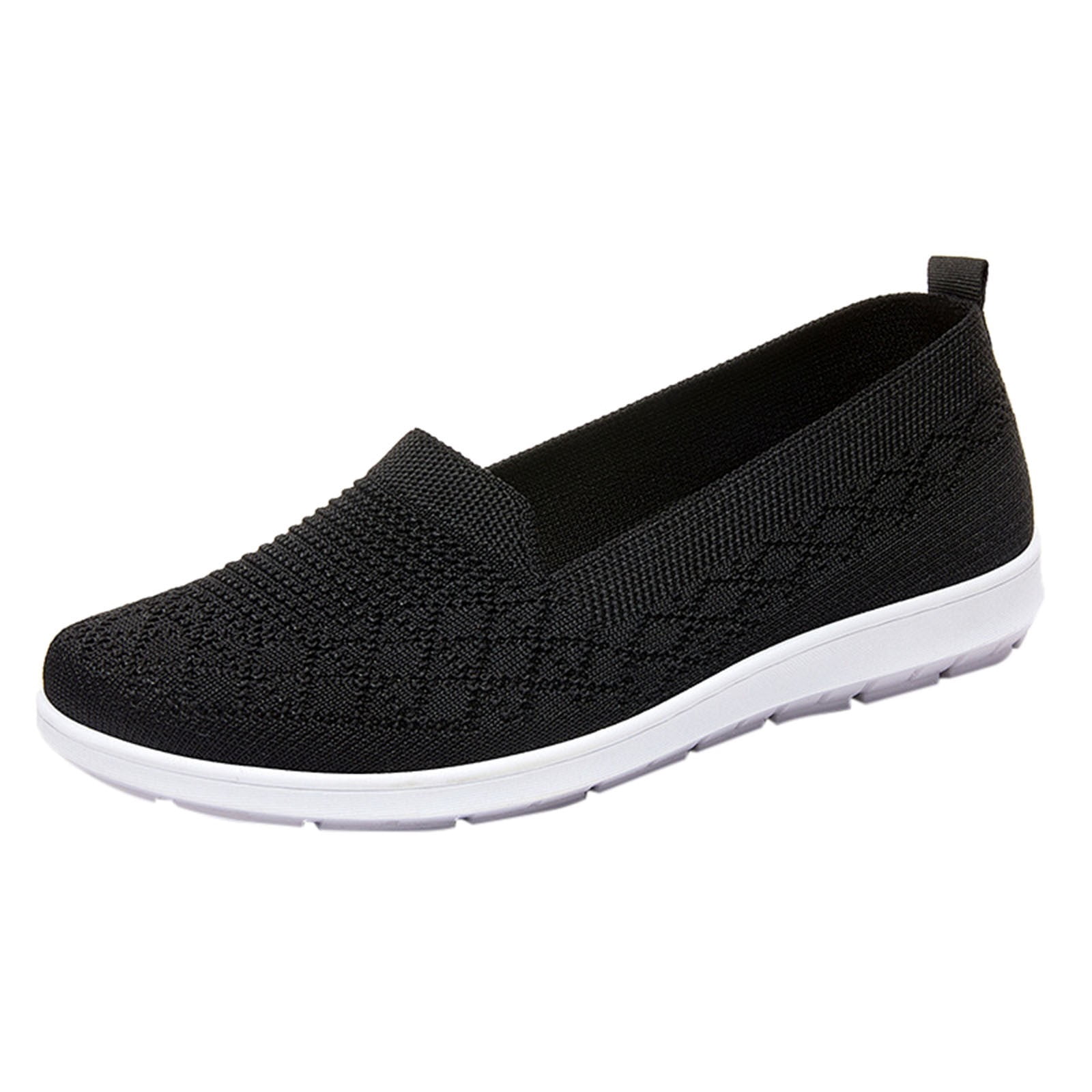 Yuanlong Women's Walking Shoes Slip On Flat Soft Sole Summer Casual ...