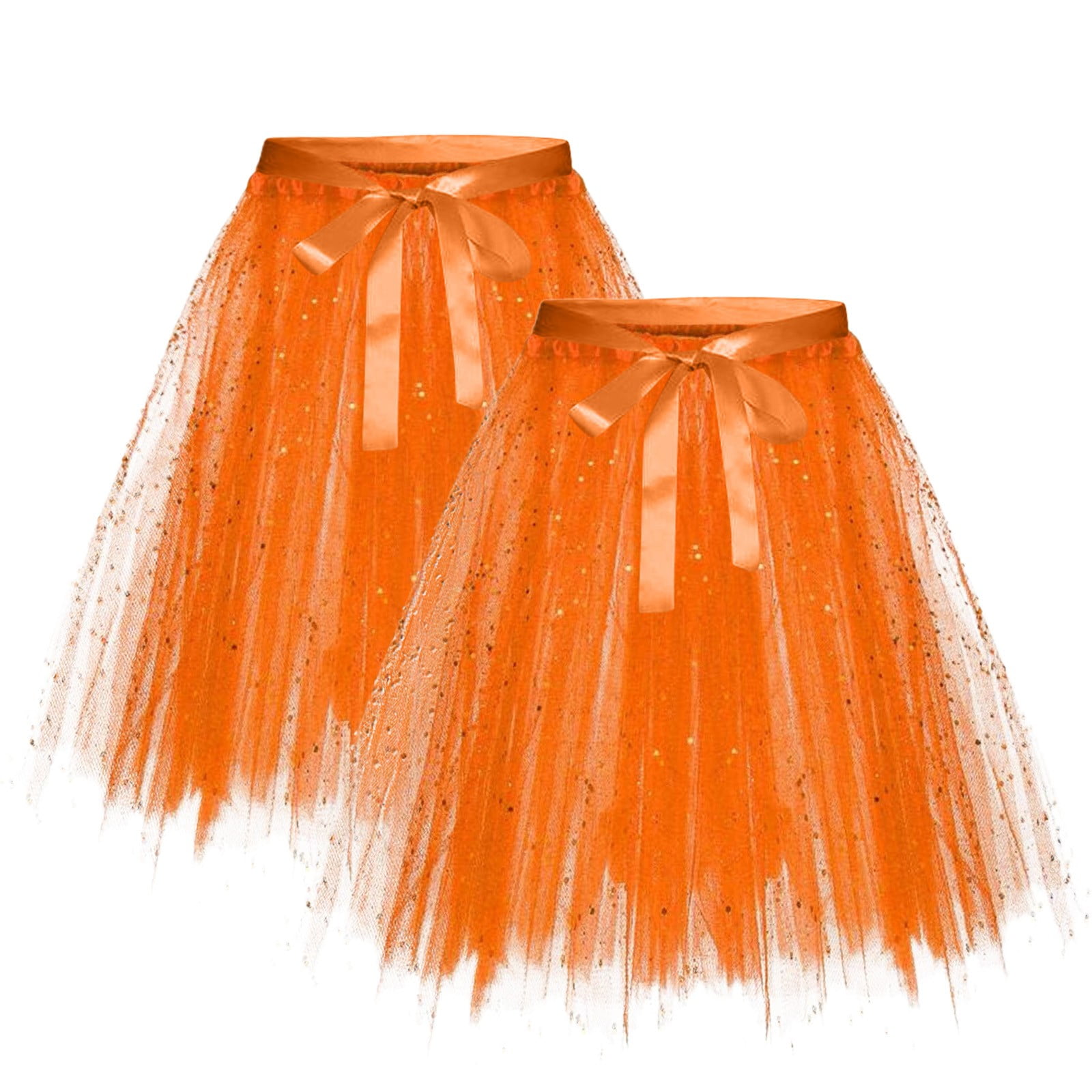 Yuanlong Womens Short Skirts Sequin Bow Detail Tulle Skirts Party ...