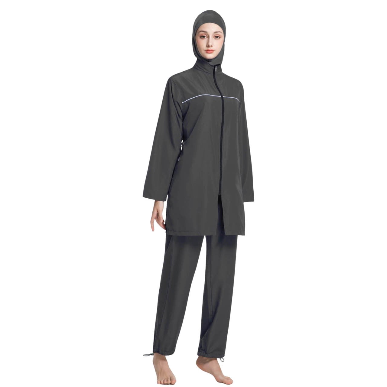 Yuanlong Womens Swimsuit Plain Long Sleeve Hijab Design Clothes Full ...
