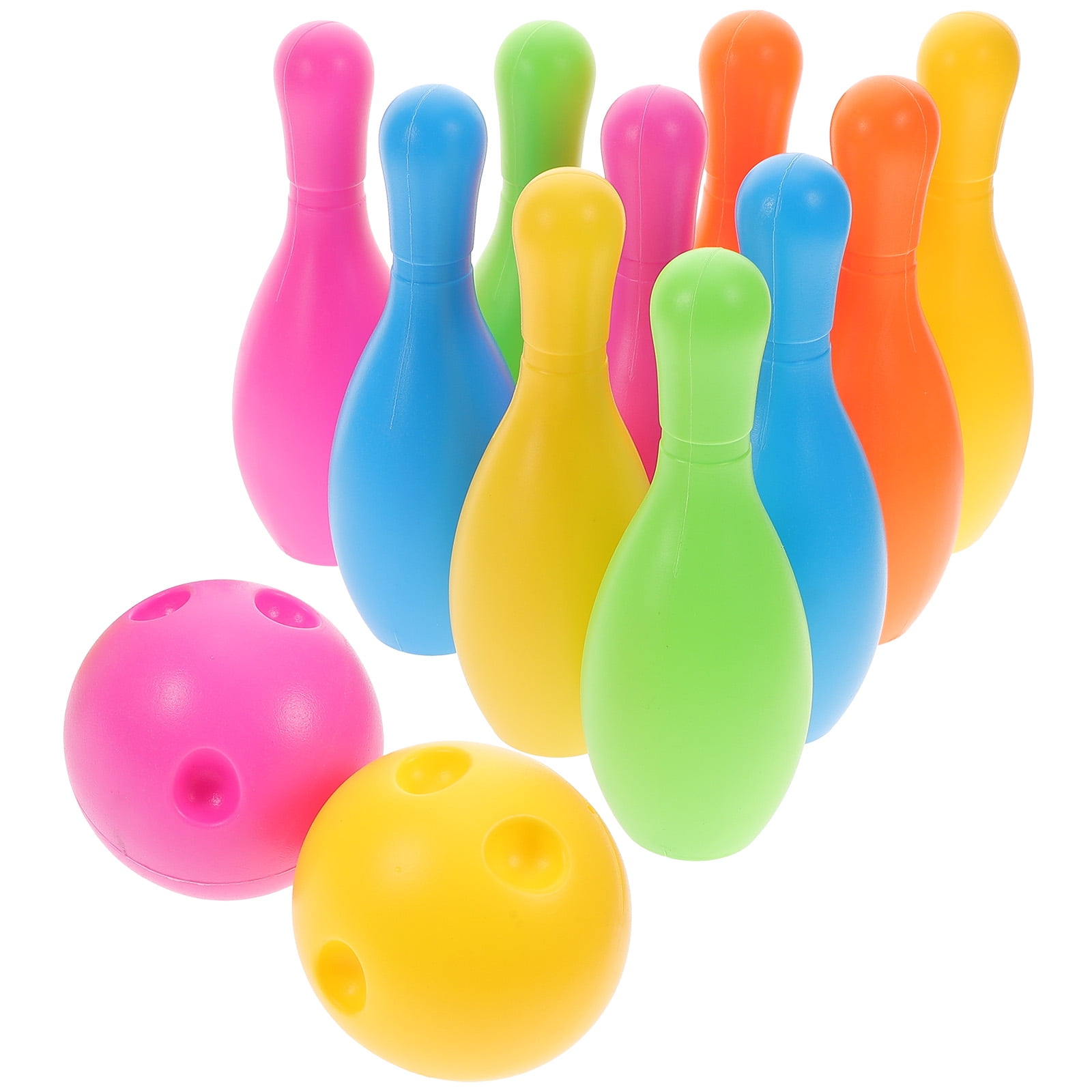 Yuanmiaoke 1 Set Indoor Outdoor Bowling Toss Ball Game Kit Sports ...