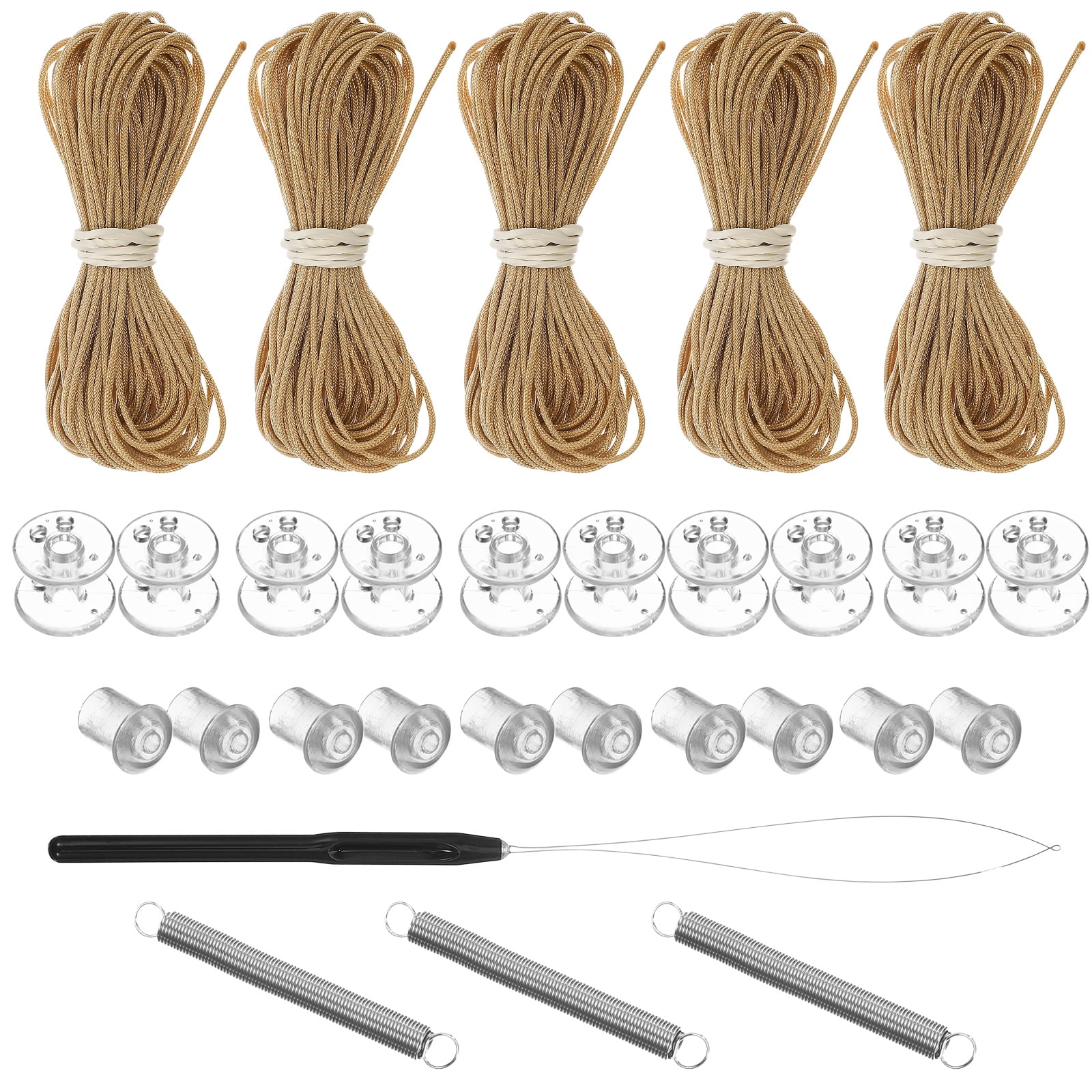 RV Pleated Shade Repair Kit with Plastic Parts for Vehicle Use Brown ...