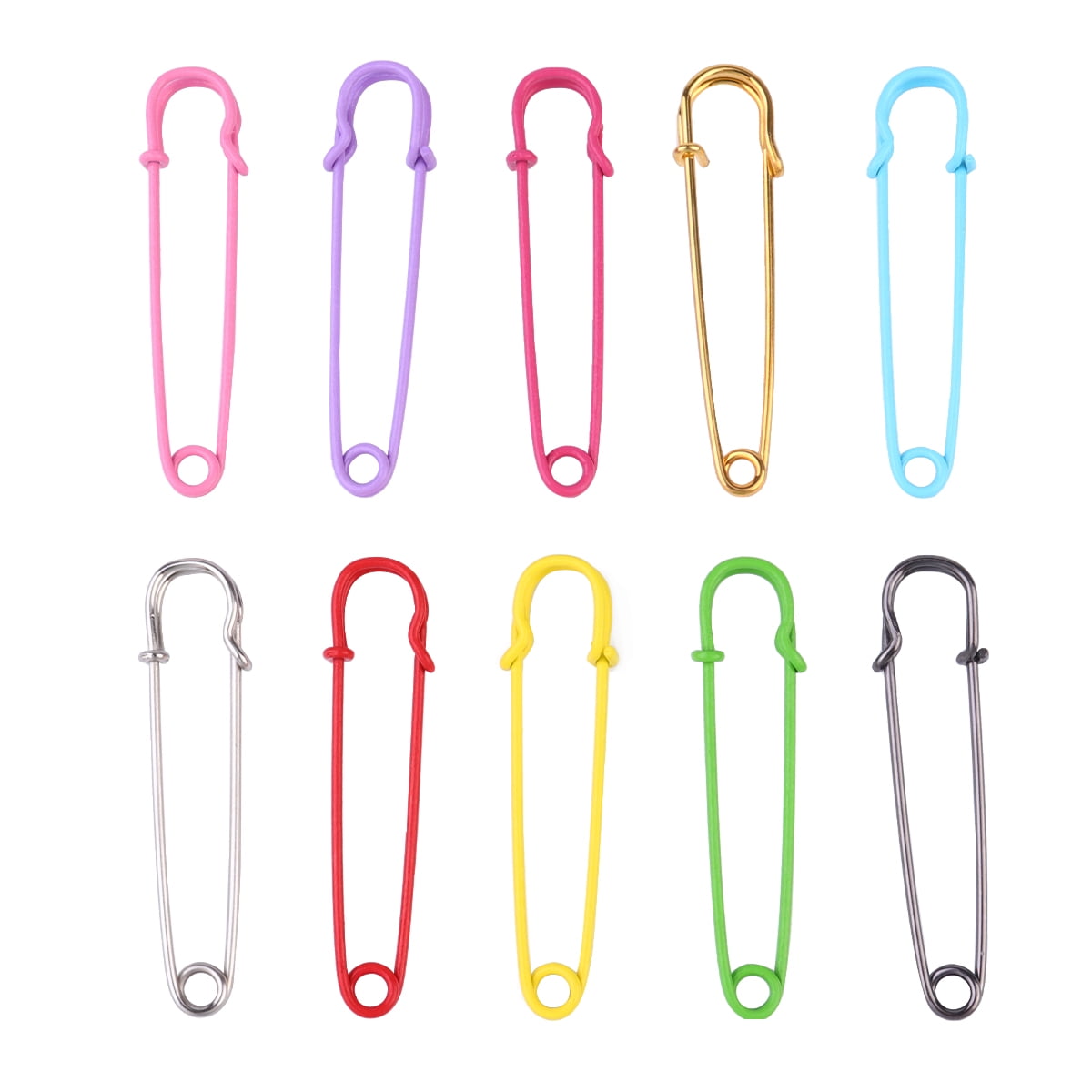 Yuanmiaoke 10PCS Safety Metal Spring Lock Pin Fasteners For Quilting ...