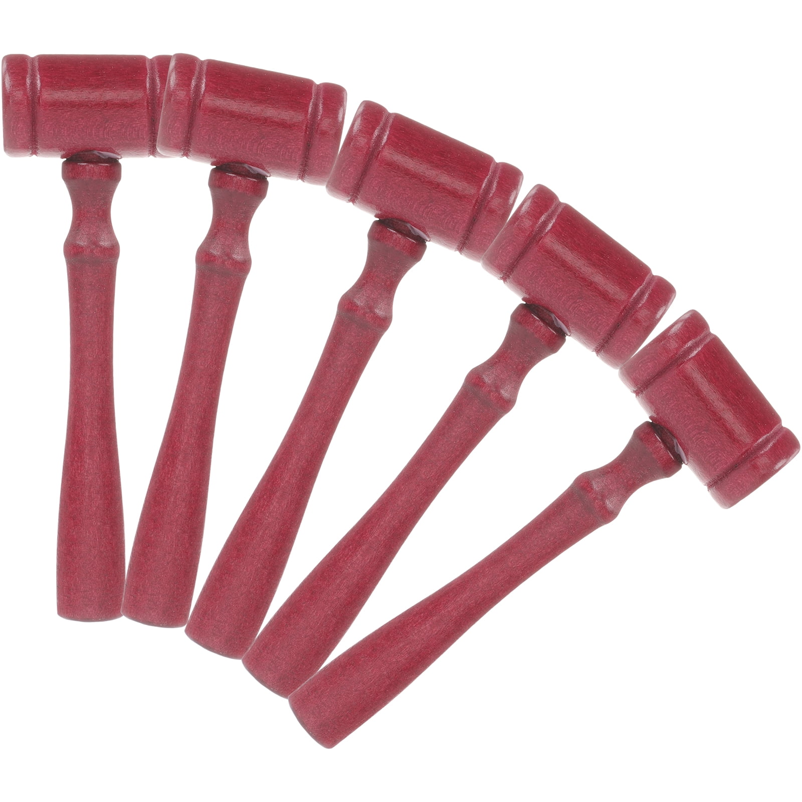 Yuanmiaoke 10pcs Wooden Judge Hammer Mallet Pounding Tool Creative ...