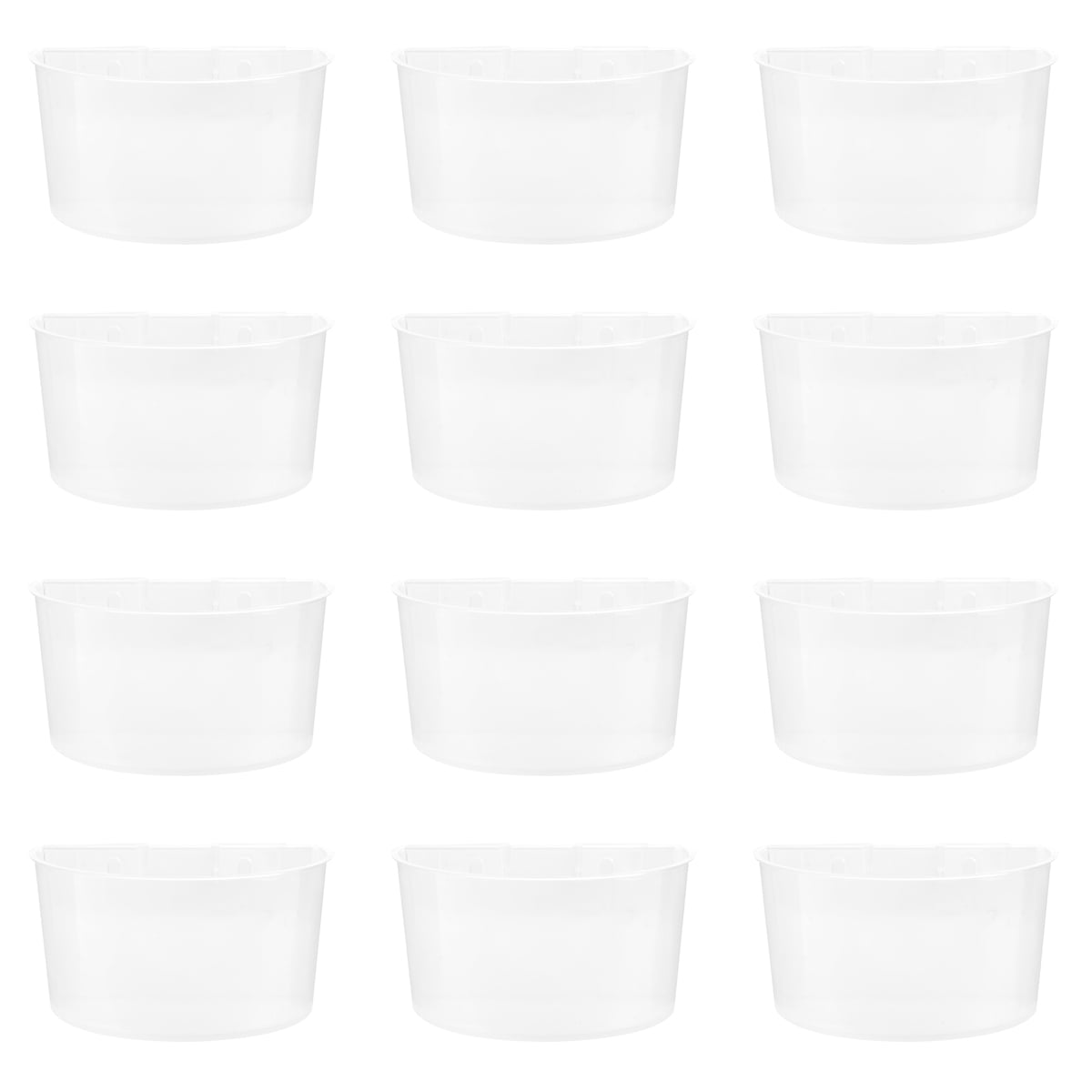 Yuanmiaoke 12pcs Bird Feeder Food Box Water Cup Hanging Trough Bird ...