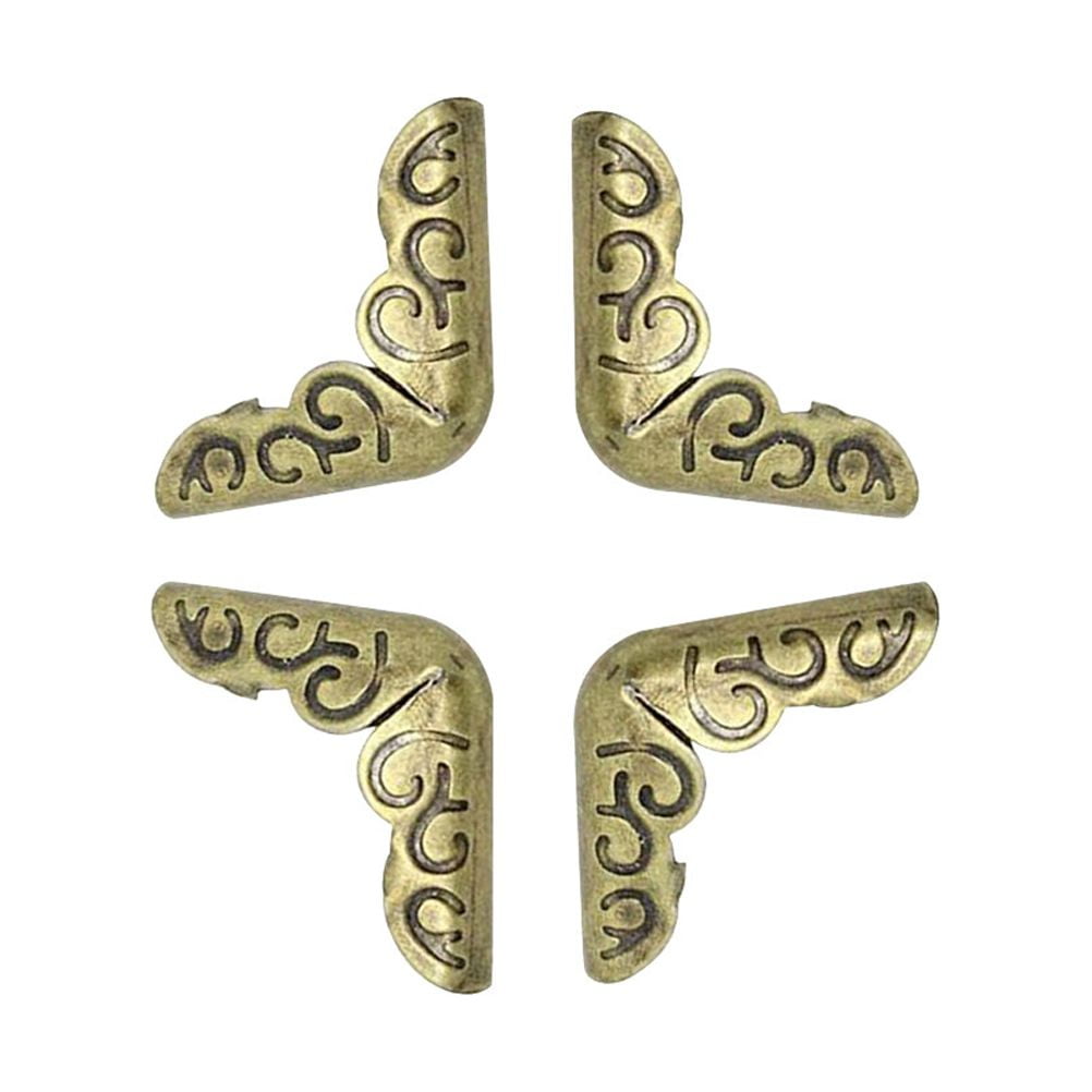 Yuanmiaoke 14MM Vintage Corner Protector Triangle Carved Decorative ...