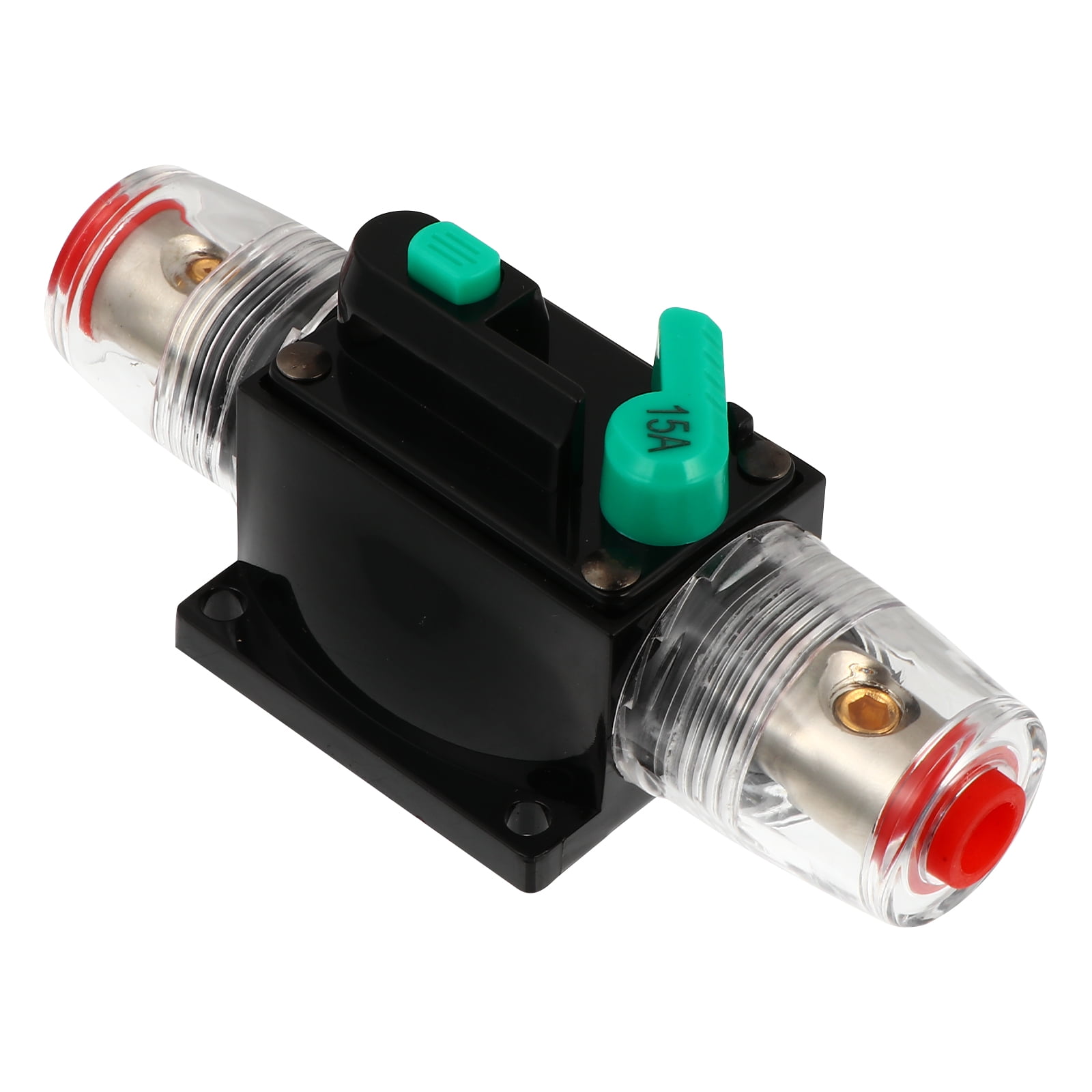 Yuanmiaoke 15A Car Audio Inline Circuit Breaker Fuse Circuit Breaker ...