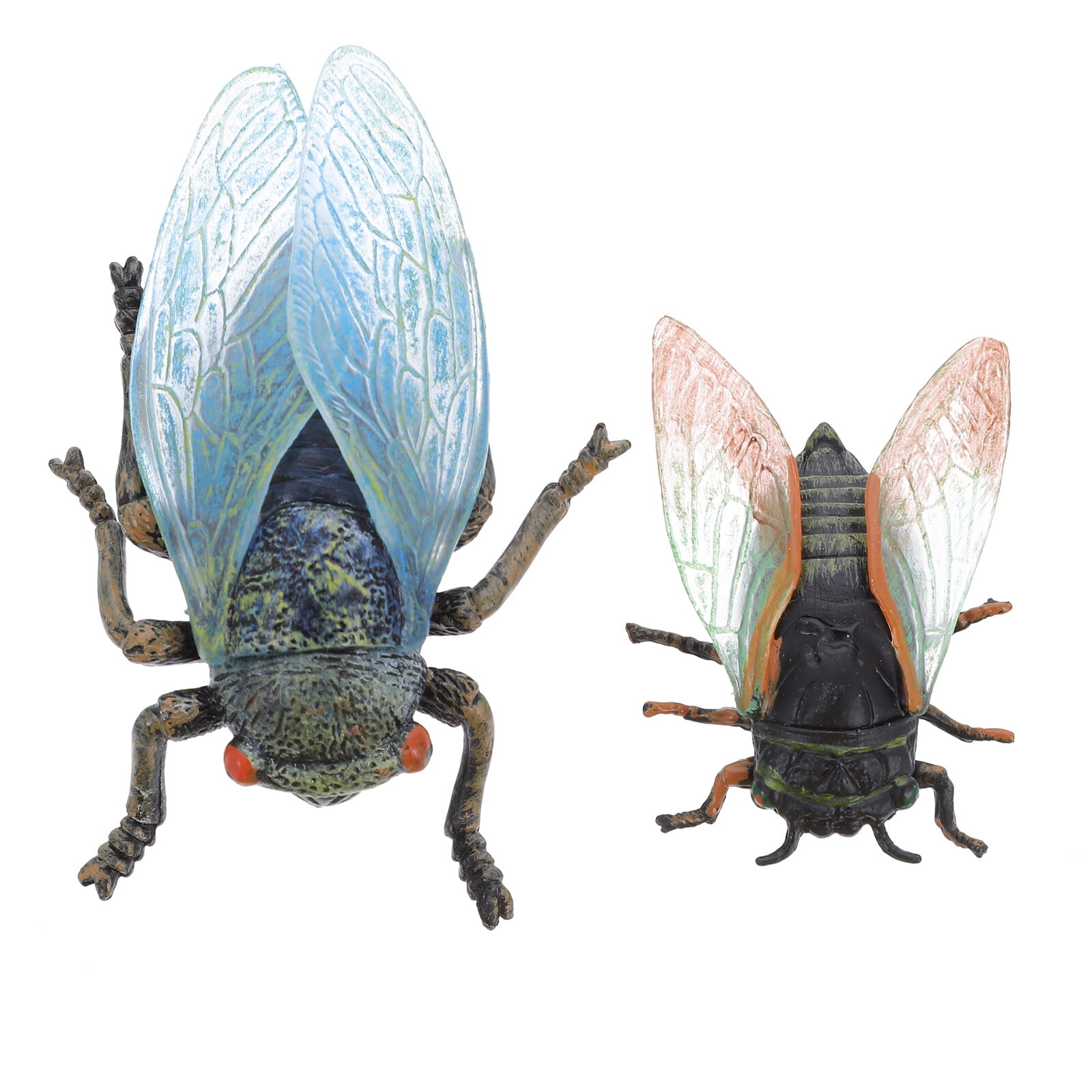 Yuanmiaoke 2 Pcs Mini Cicada Model Simulation Insect Decor Cicada ...