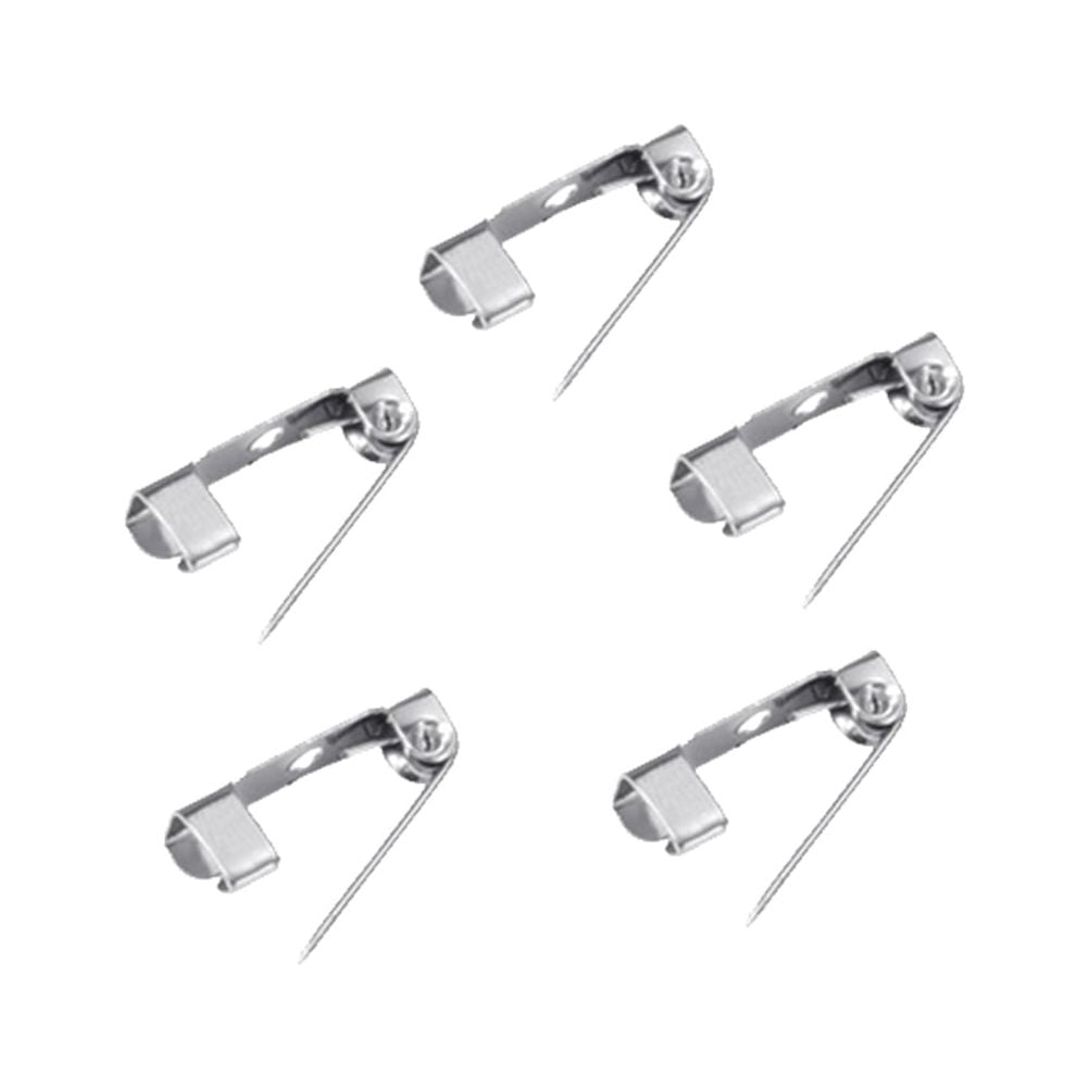 Yuanmiaoke 200pcs 3 Holes Bar Back Clasp Brooch for Name Badge Sewing ...