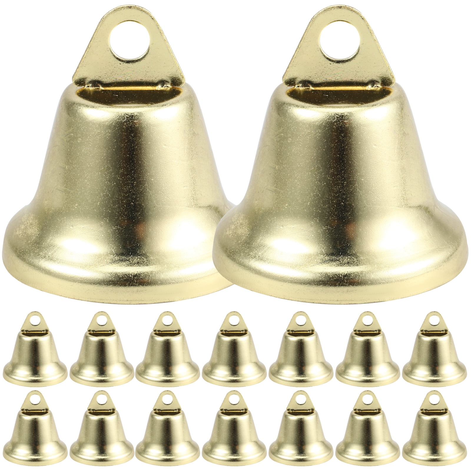 Yuanmiaoke 20Pcs Small Metal Bells for Crafts Mini Hanging Bells Small ...