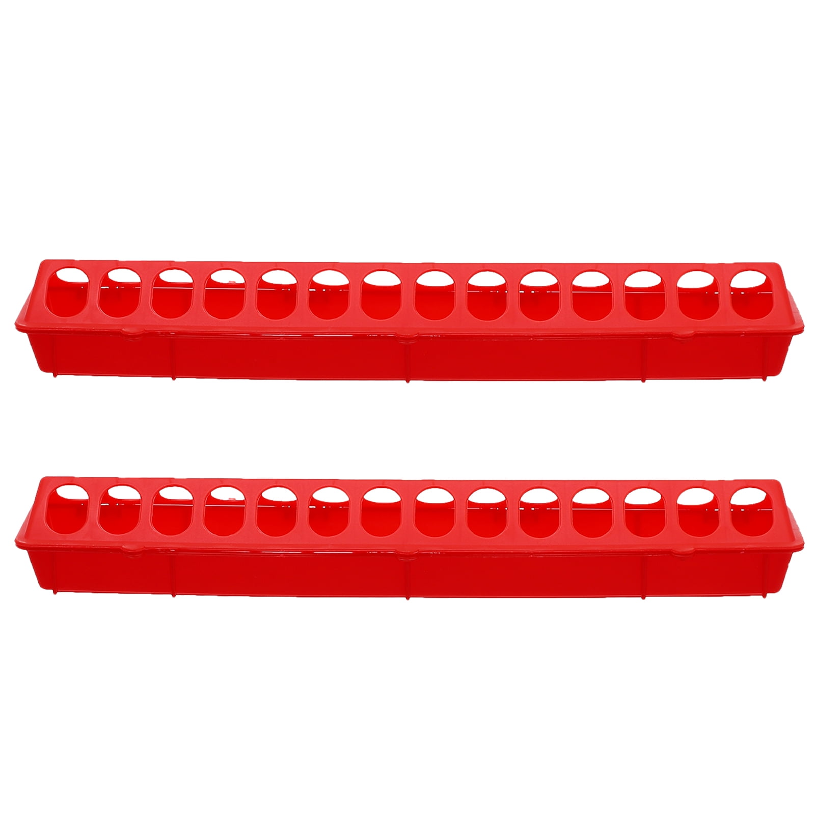 Yuanmiaoke 2pcs Pigeon Feeding Long Troughs Anti-drop Food Troughs ...