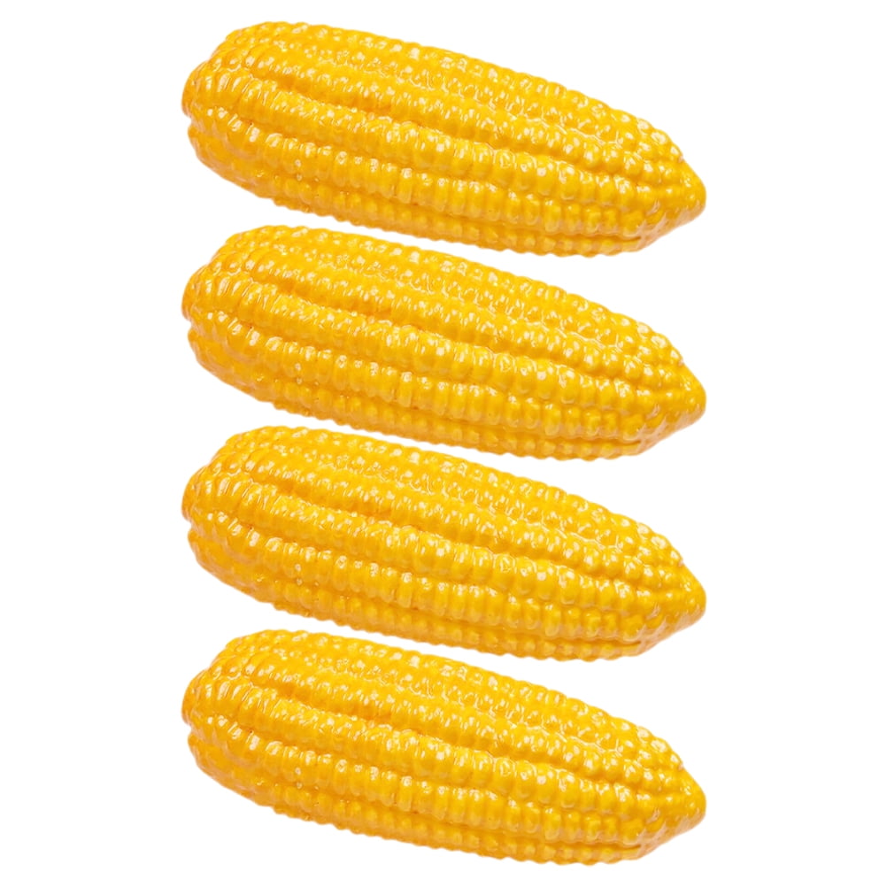 Yuanmiaoke 4pcs Fake Corn Artificial Corn Prop Decorative Corn Models ...