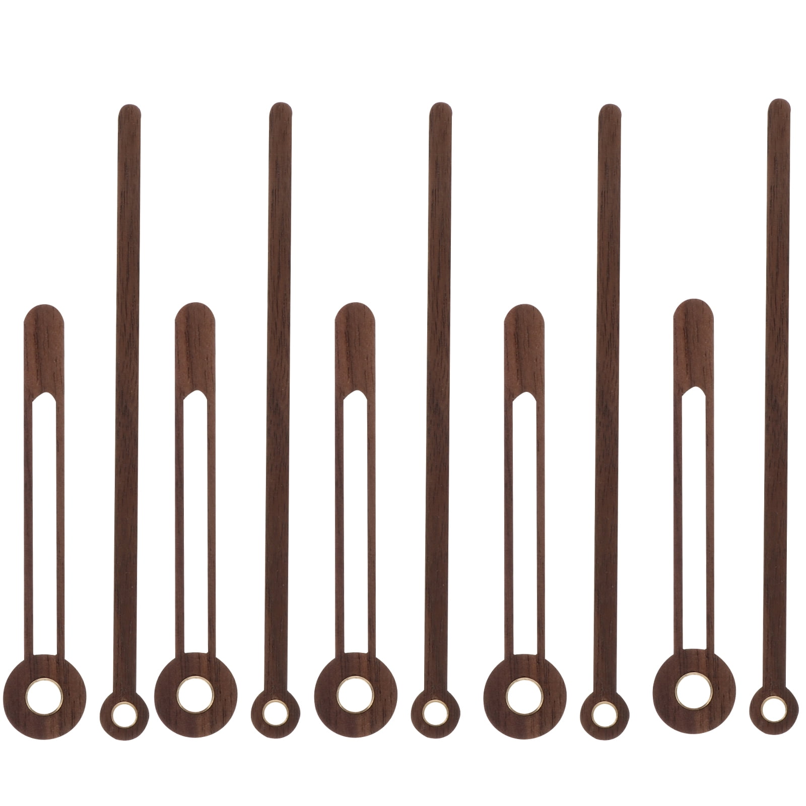 Yuanmiaoke 5 Sets of Wood Clock Hands Wooden Clock Pointers Replacement ...