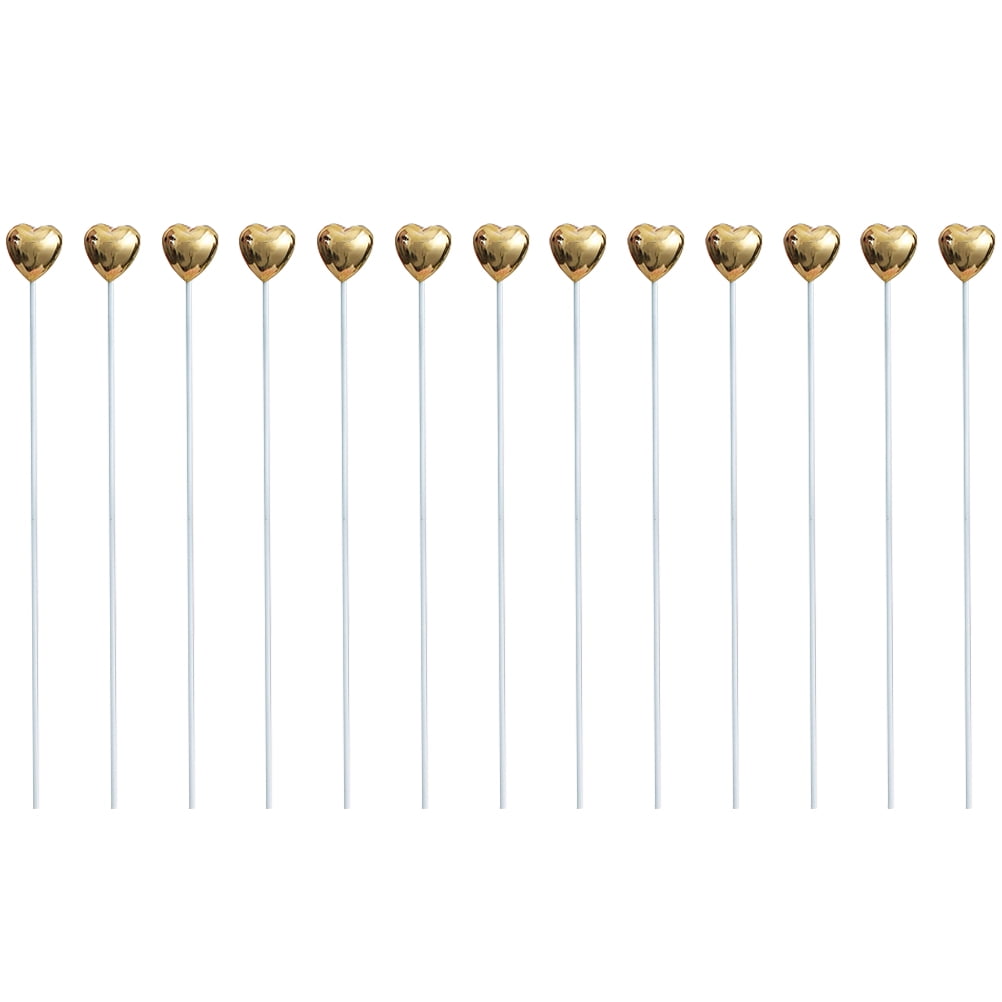 Yuanmiaoke 50Pcs Birthday Cake Topper Heart Shaped Cake Insert Cards ...