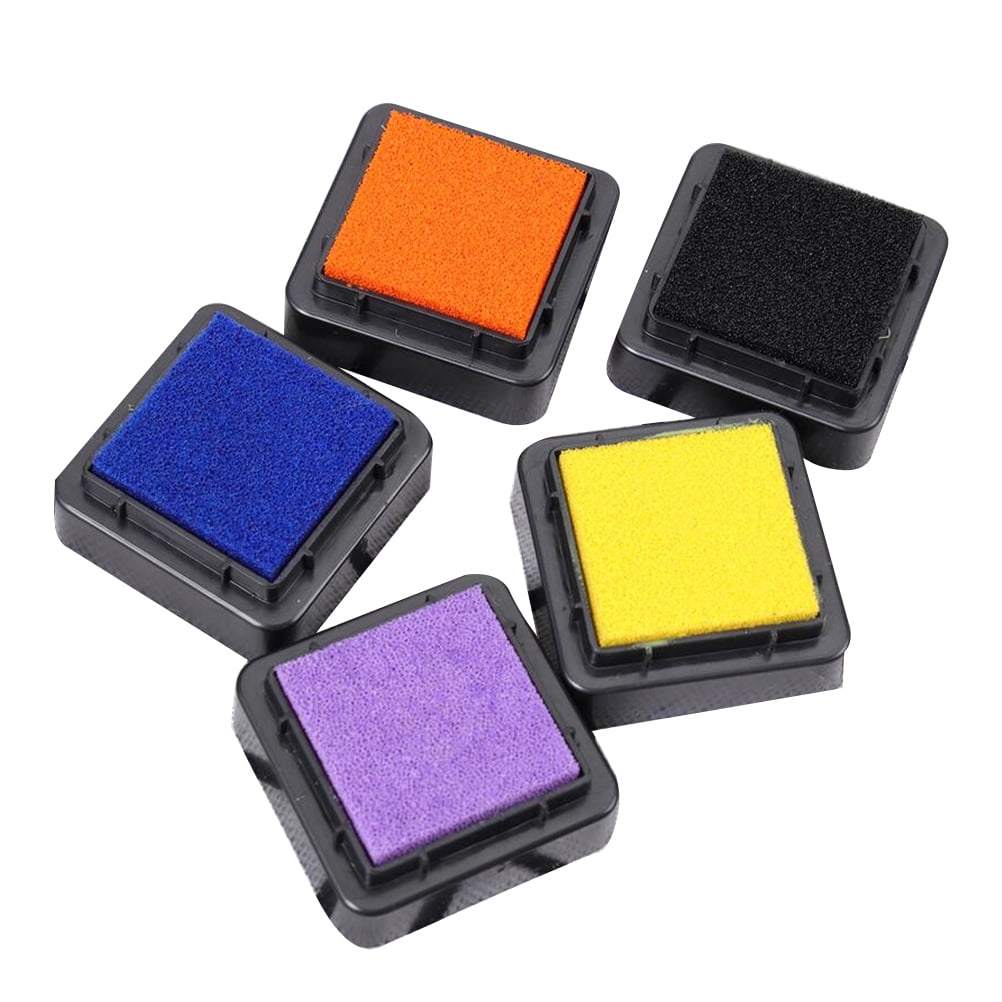 Yuanmiaoke 5pcs Finger Ink Pad Colorful Stamp Inkpad DIY Graffiti Ink ...
