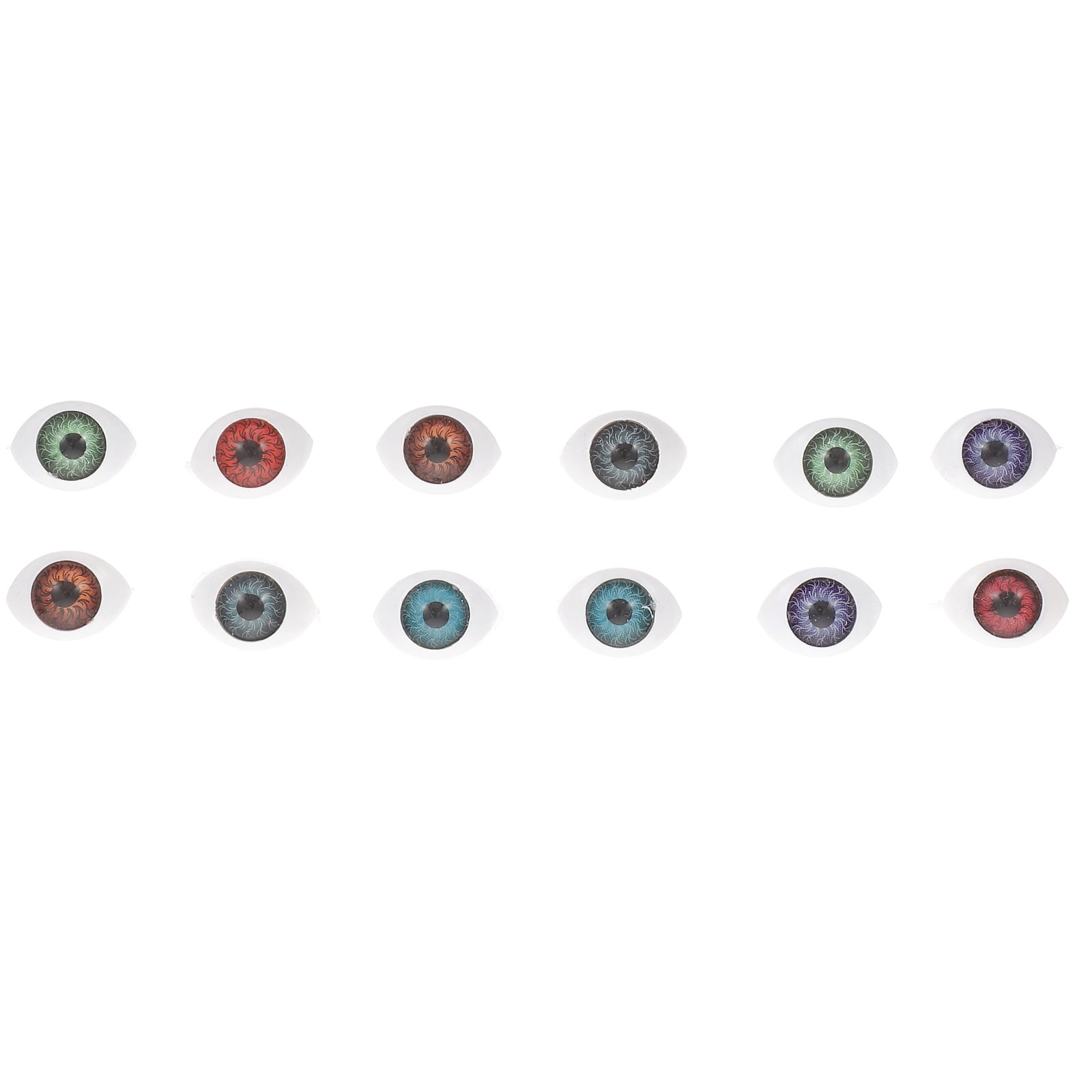 Yuanmiaoke 6 Pairs of Dolls Eyeball Parts Doll Eyes Mold Patch Doll ...