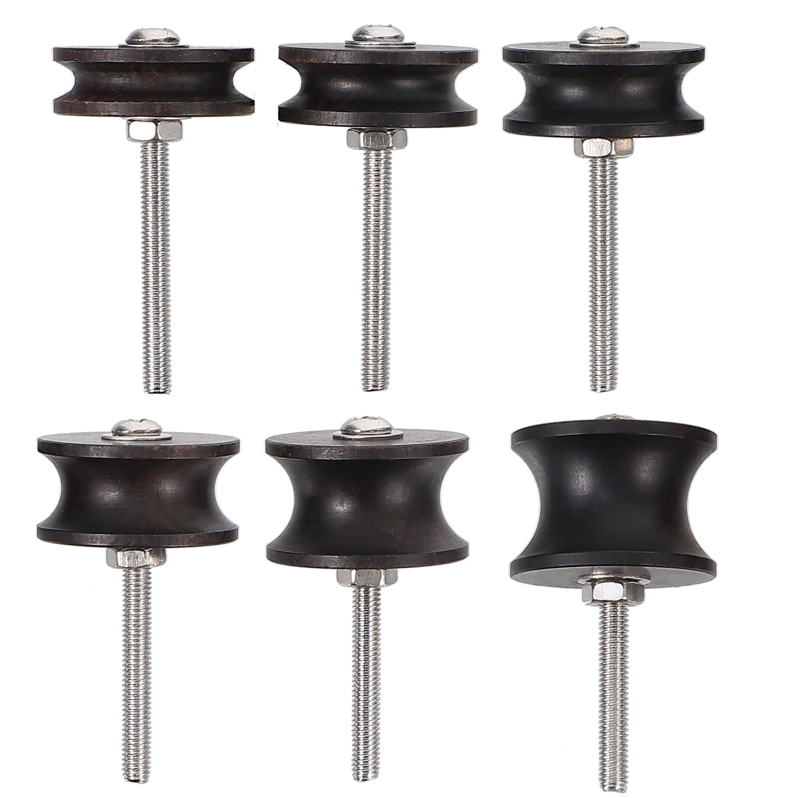 IDEANATEGRATE Leather Burnisher Tool Ebony 6Pcs 1.38X0.75X0.75in For ...