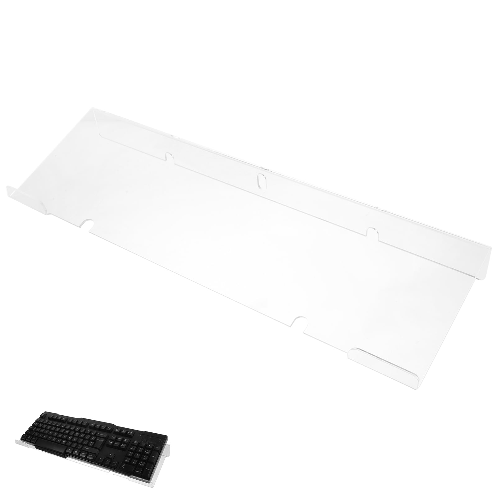 IDEANATEGRATE Ergonomic Tilted Computer Keyboard Holder Acrylic 1Pcs 11 ...