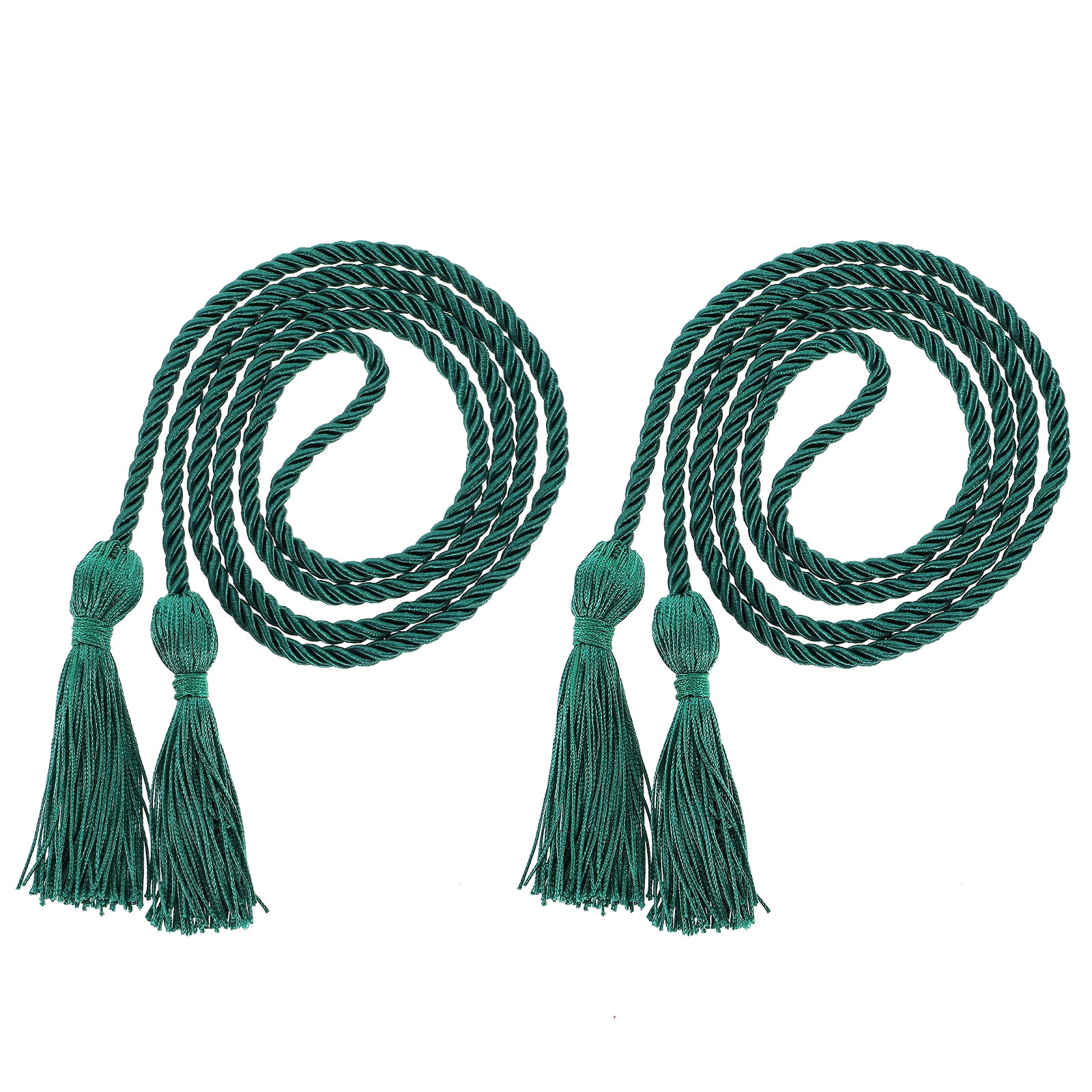 Yuanmiaoke Green Graduation Honor Cord Tassel 2Pcs Single Color Braided ...