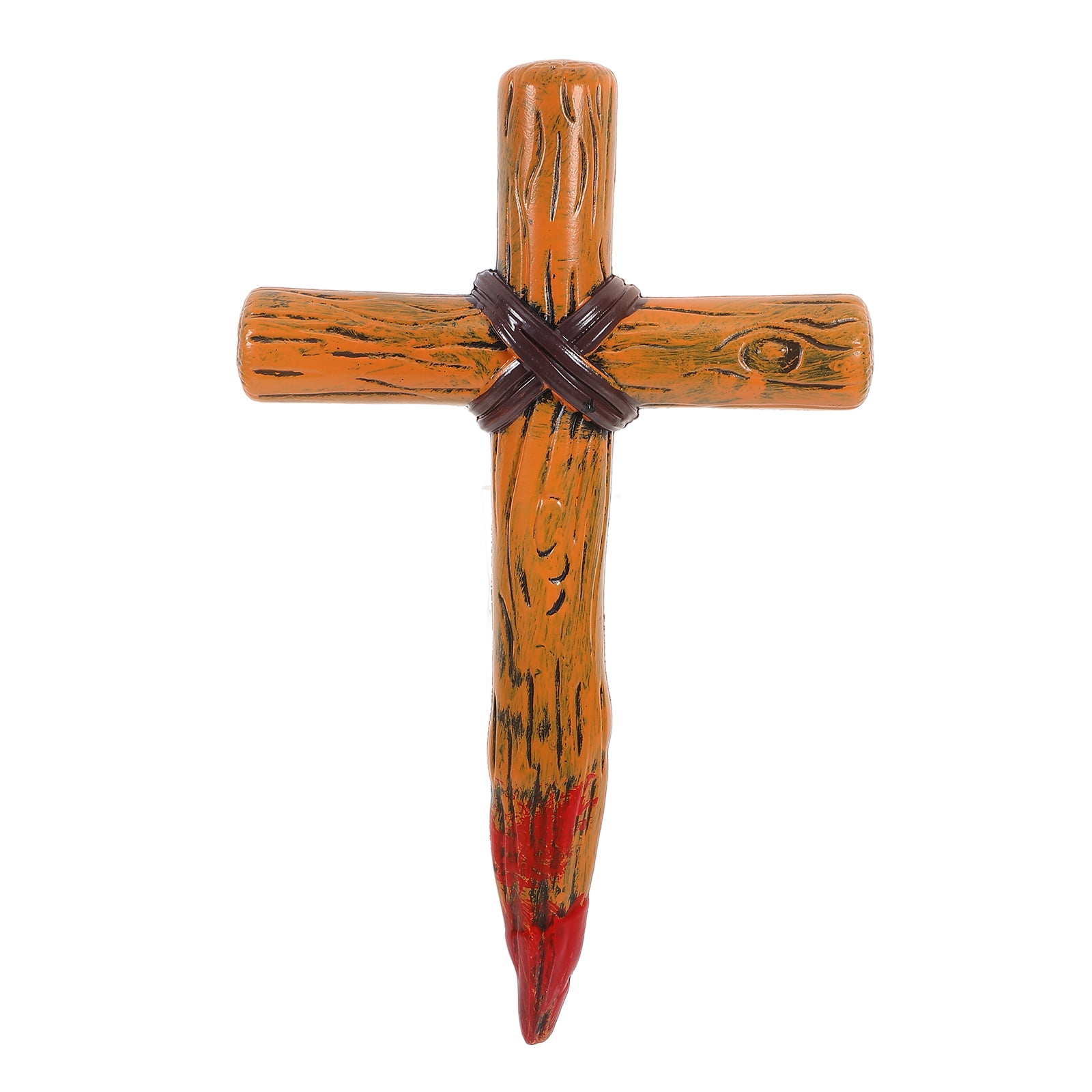 Yuanmiaoke Portable Handheld Cross Statue Plastic Cross Halloween ...