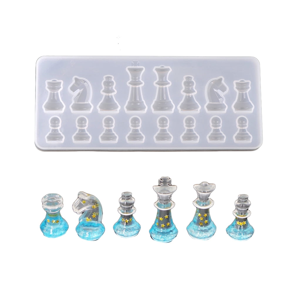 Yuanmiaoke Silicone Resin Casting Molds Chess Board Mold 3D Chess Mould ...