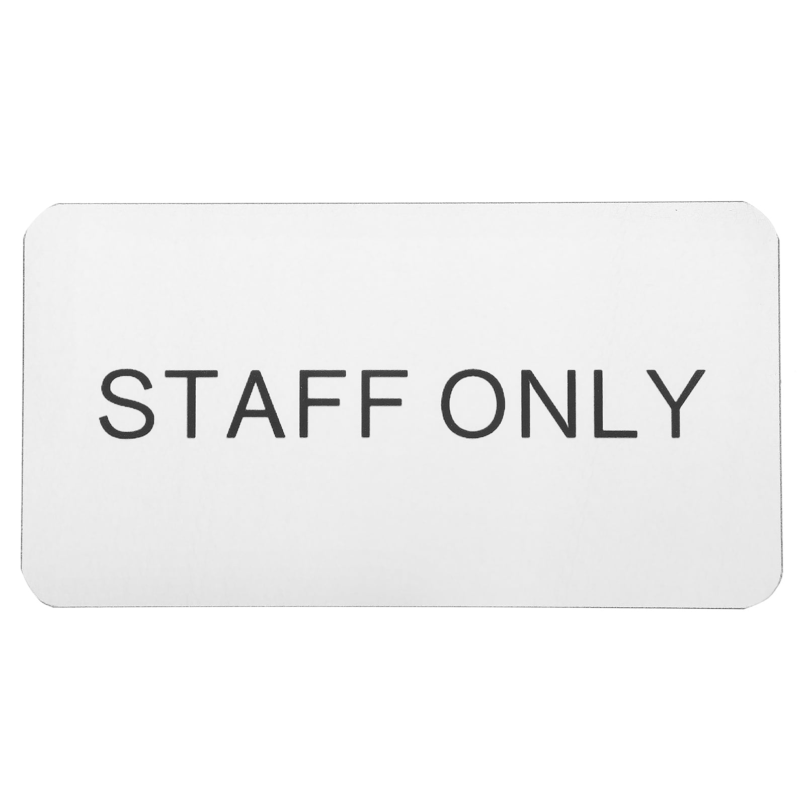 Yuanmiaoke Staff Only Plate Wall Mount Door and Wall Sign Restaurants ...