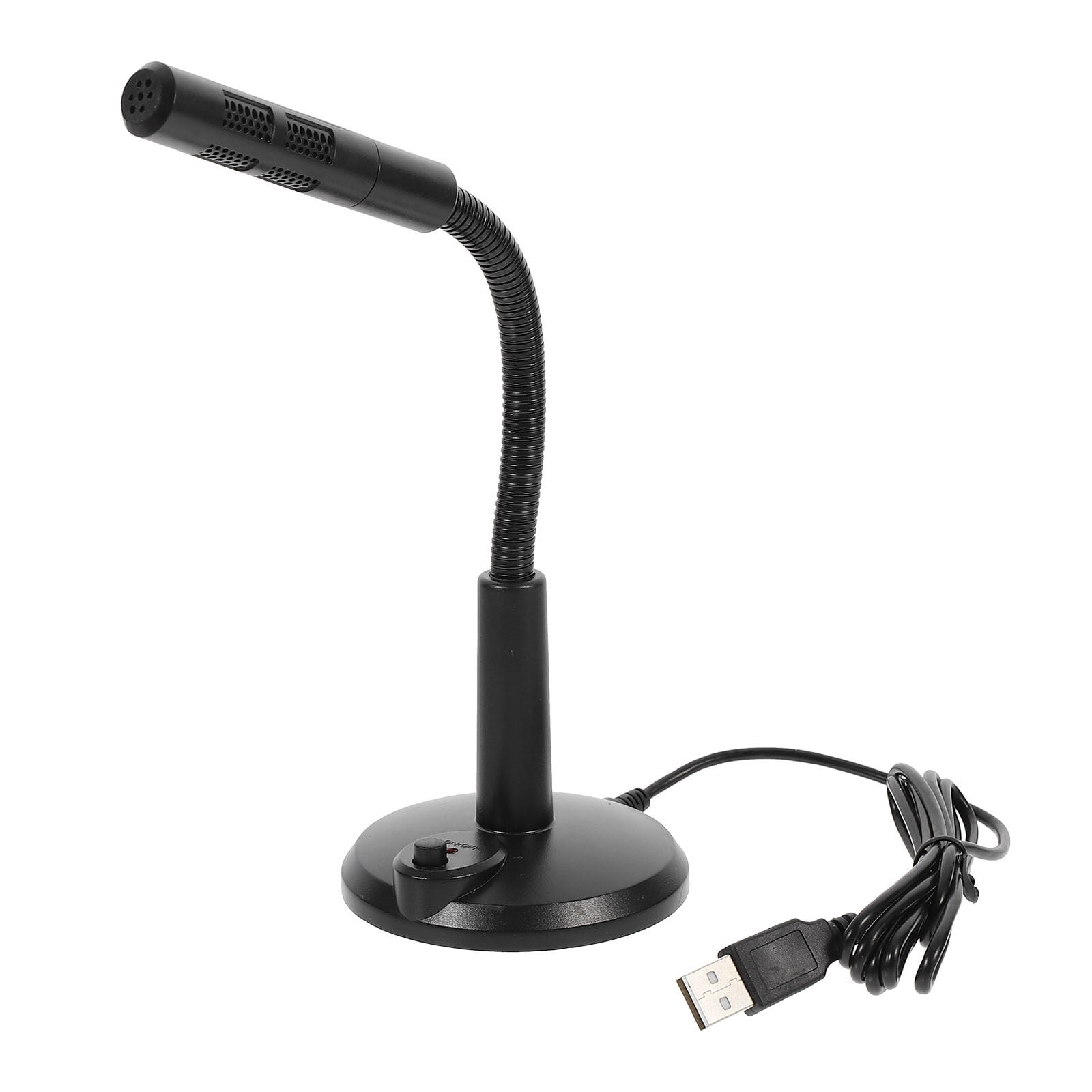 Yuanmiaoke USB Desktop Microphone Condenser Computer Mic Plug and Play USB Microphone for PC ...