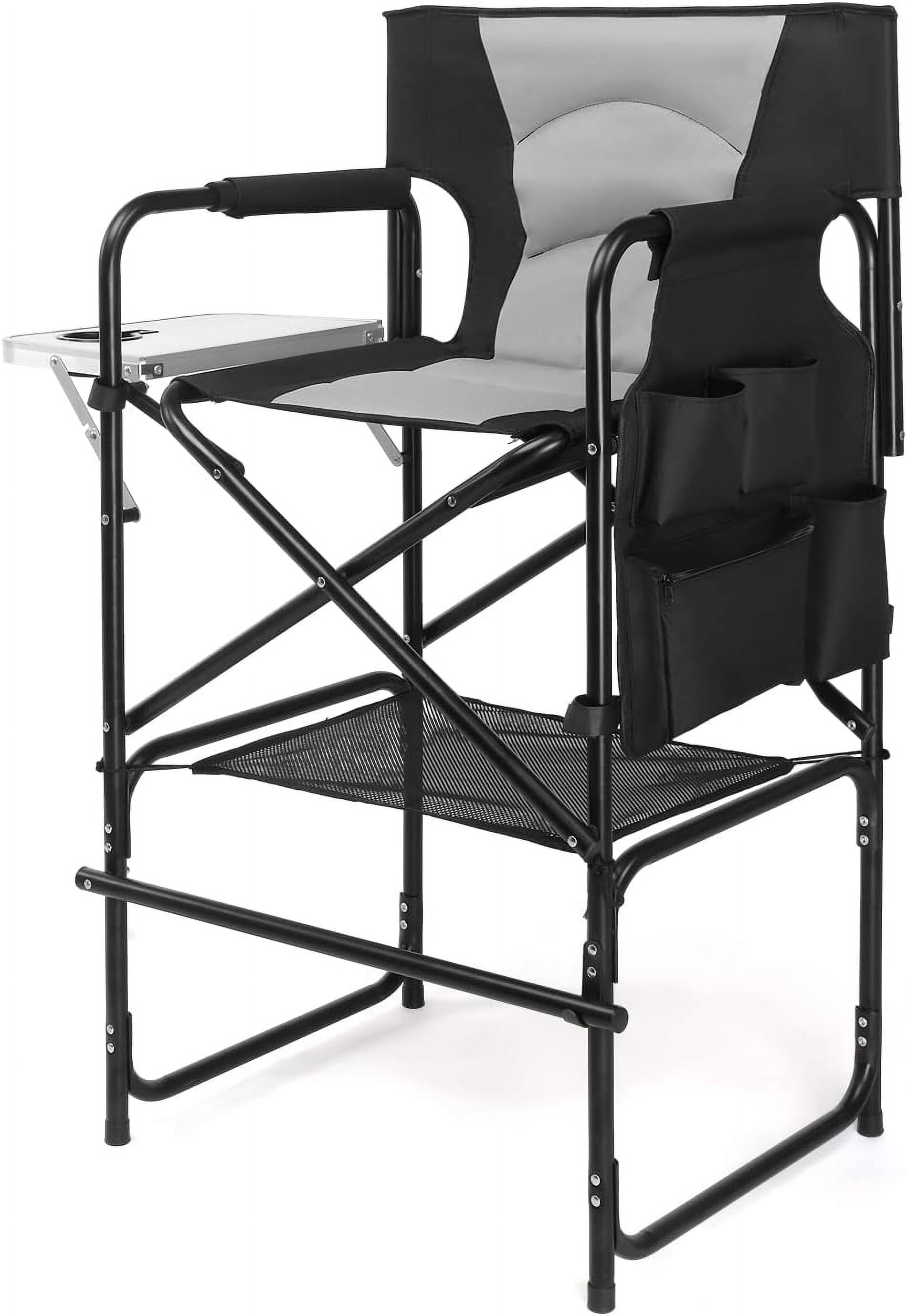 Yuanmin Extra Tall-30.7'' Professional Makeup Artist Director Chair Bar ...