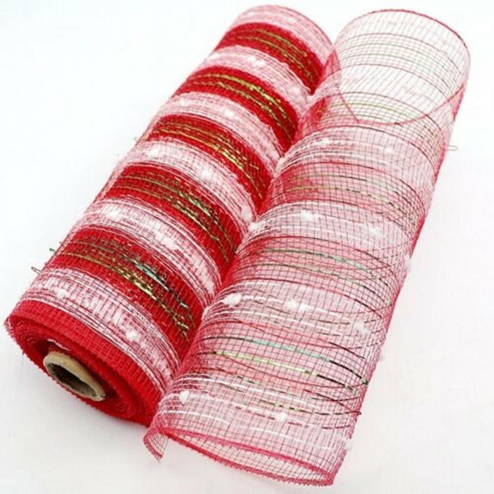 Yuanou 26cm x 10yard Mesh Wreath Poly Crafts Deco Bow Making Net Roll ...