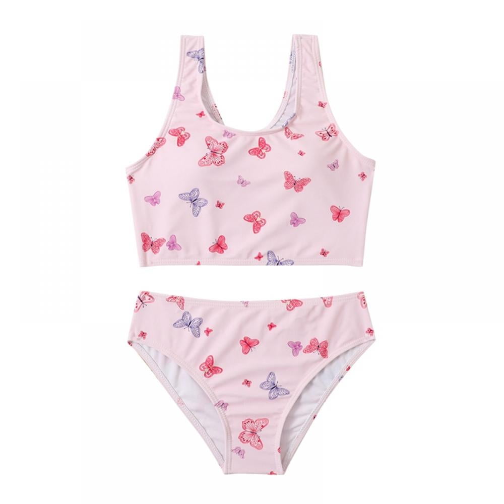 Yuanyu Big Girls 2Pcs Swimwear Kids Bikini Beach Sets Child Summer ...