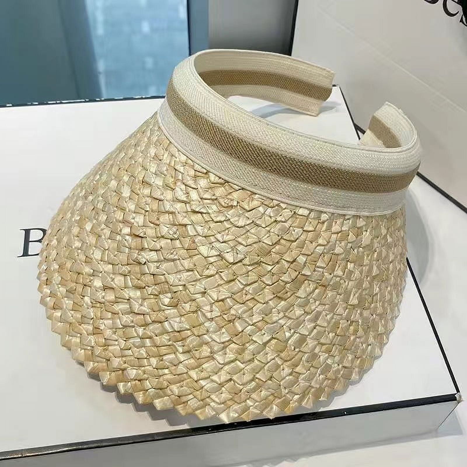 Yuanzhou Empty Top Hat For Women, Summer Fashion Straw Hat, Internet ...