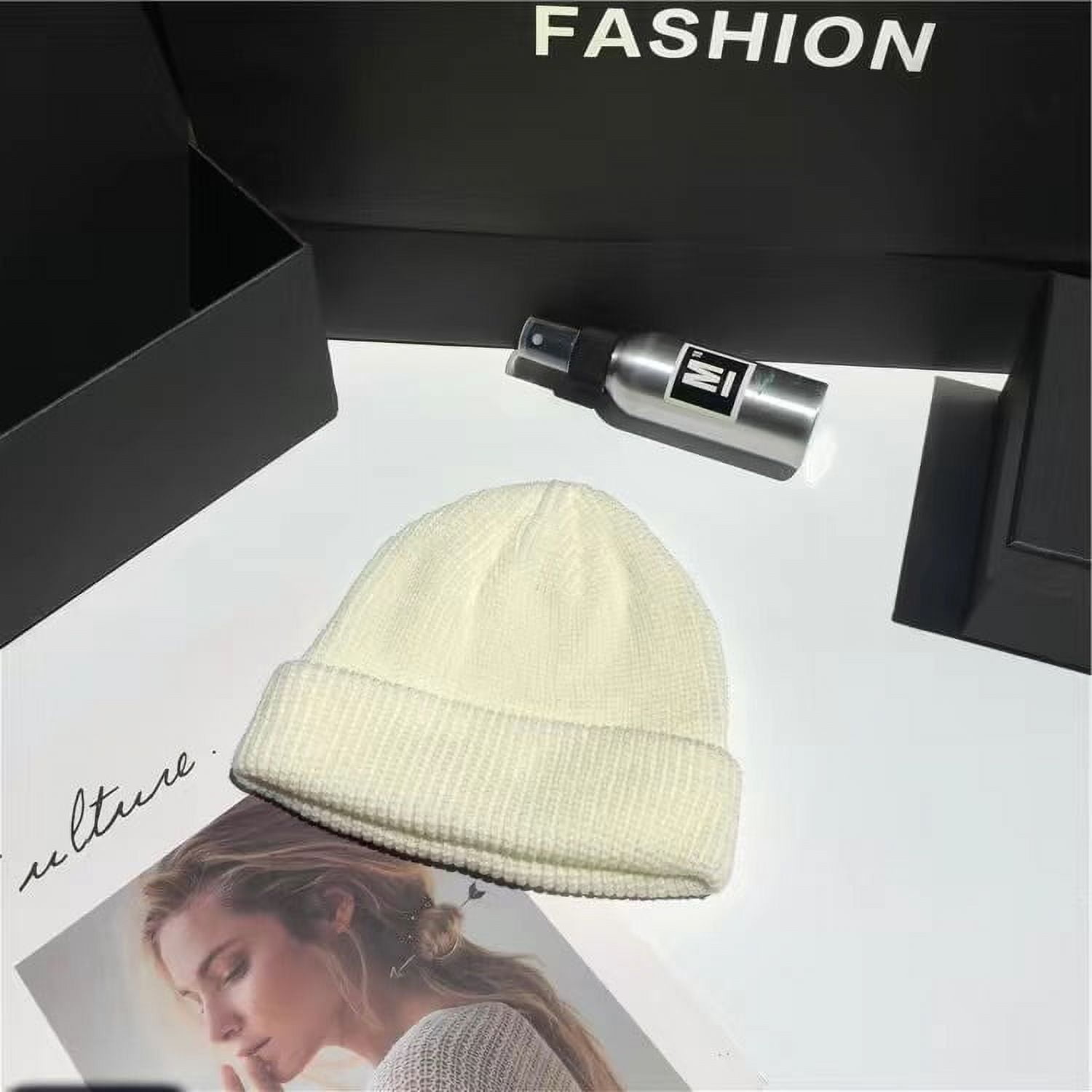 Yuanzhou Korean Version Of Round Top Autumn/winter Knitted Woolen Hat ...