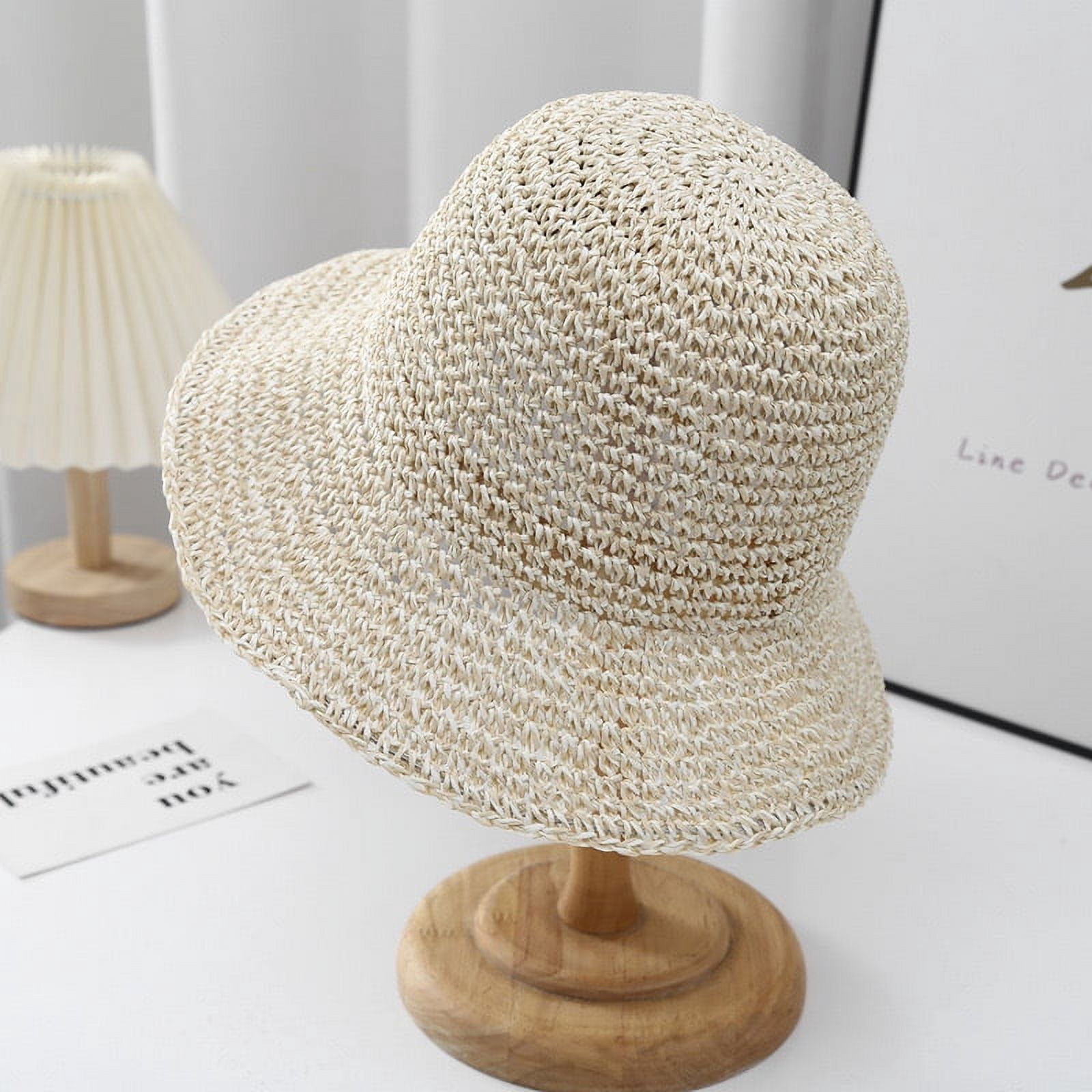 Yuanzhou Mixed Color Grass Woven Handmade Woven Straw Hat For Women's ...