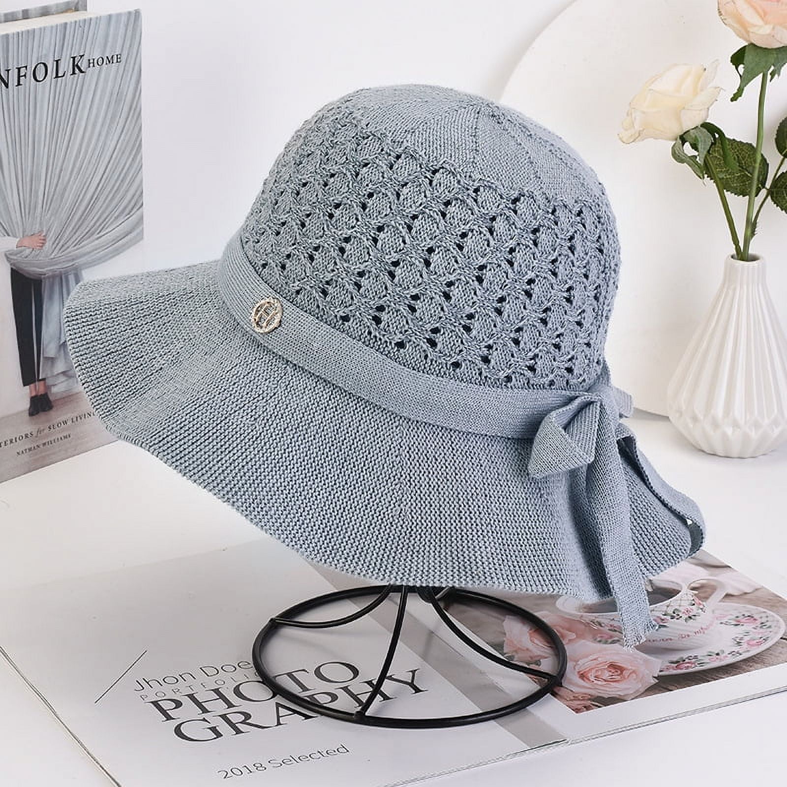 Yuanzhou New Knitted Fisherman Hat Women's Spring/Summer Korean Edition ...