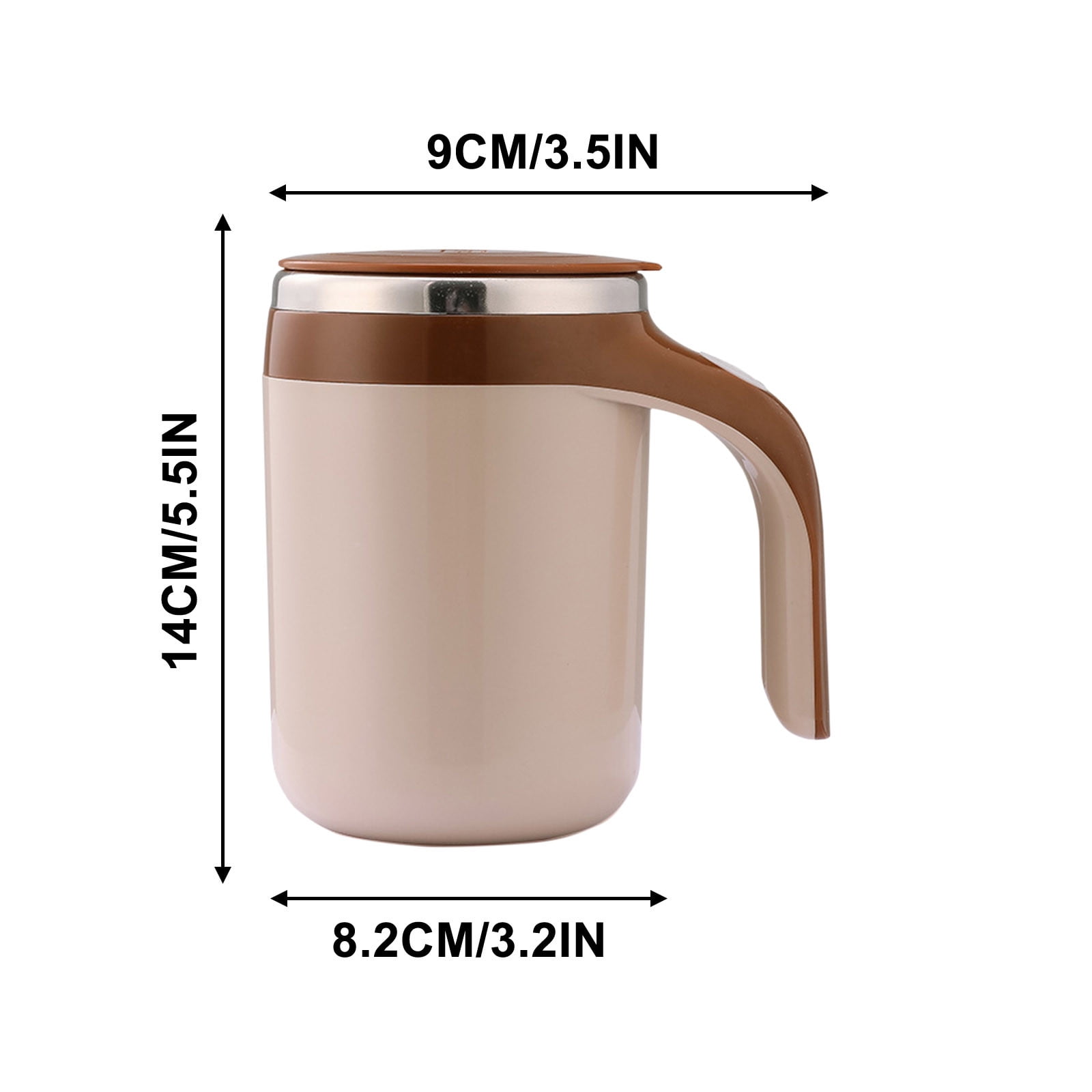 Yuanzi Automatic Mixing Cup, Stainless Steel Stirring Mug, Double Layer ...