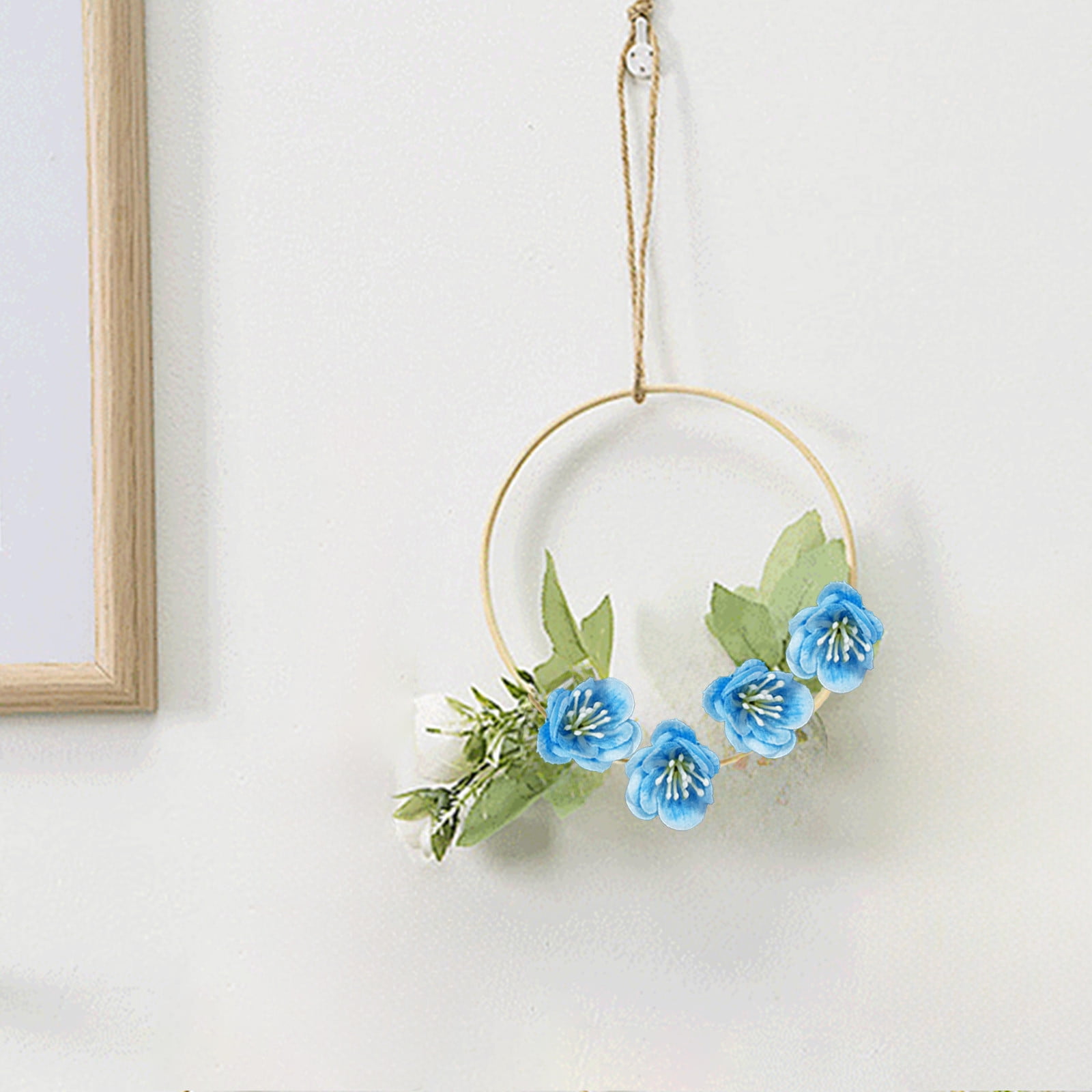 Yuanzi Blue Simulation Flower Head, DIY Handmade Craft Materials ...