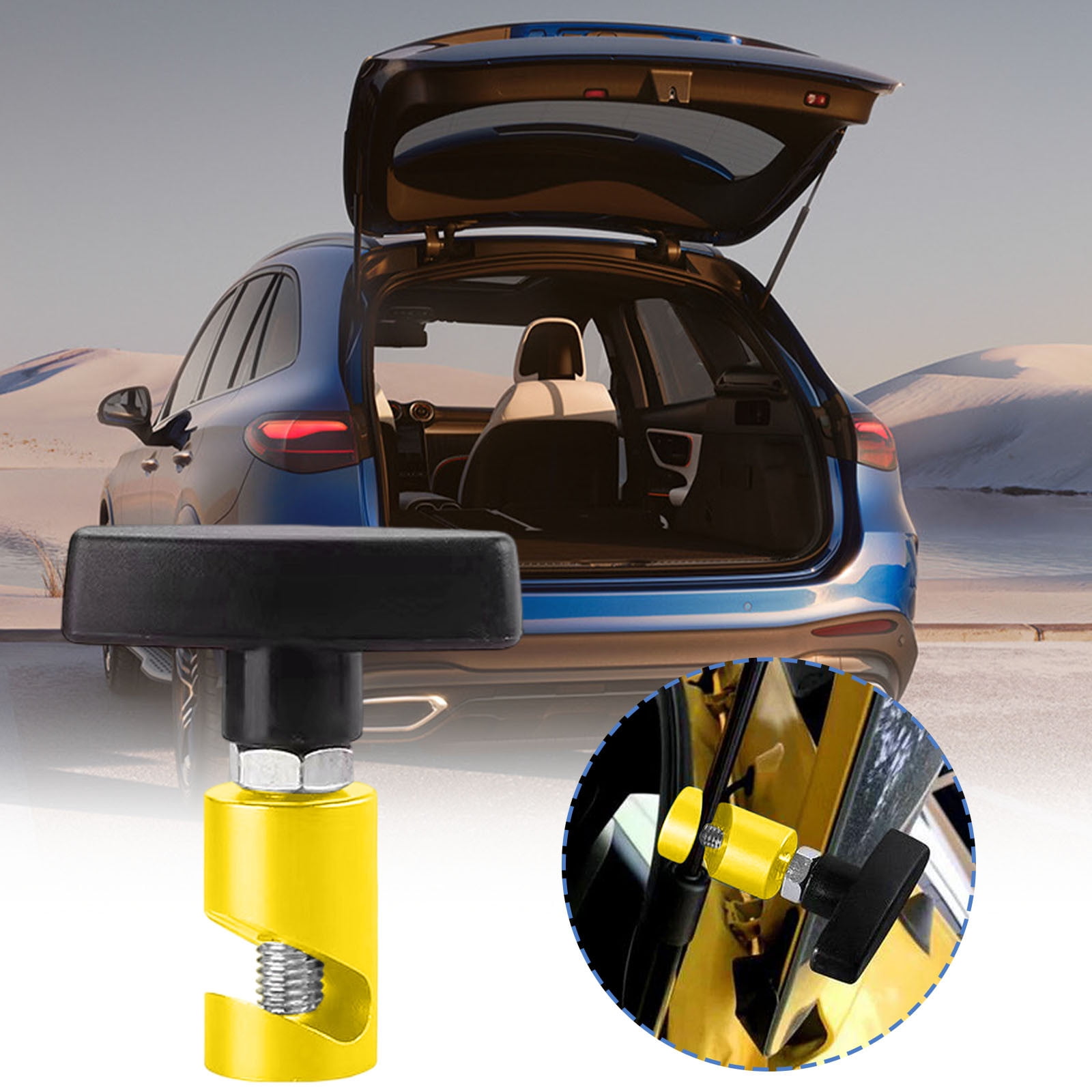 Yuanzi Car Engine Hood Support Rod, Aluminum Alloy Lift Clamp ...