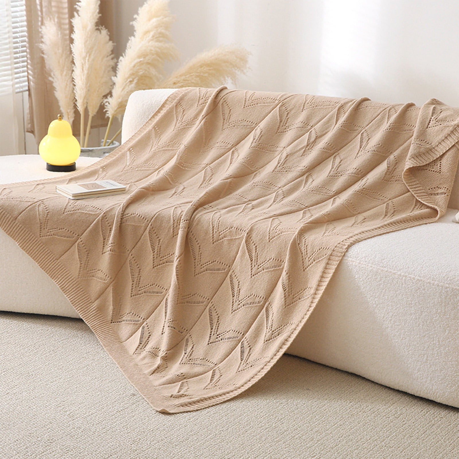 Yuanzi Cool Knitted Blanket, Summer Ice Cooling Quilt, Lightweight ...